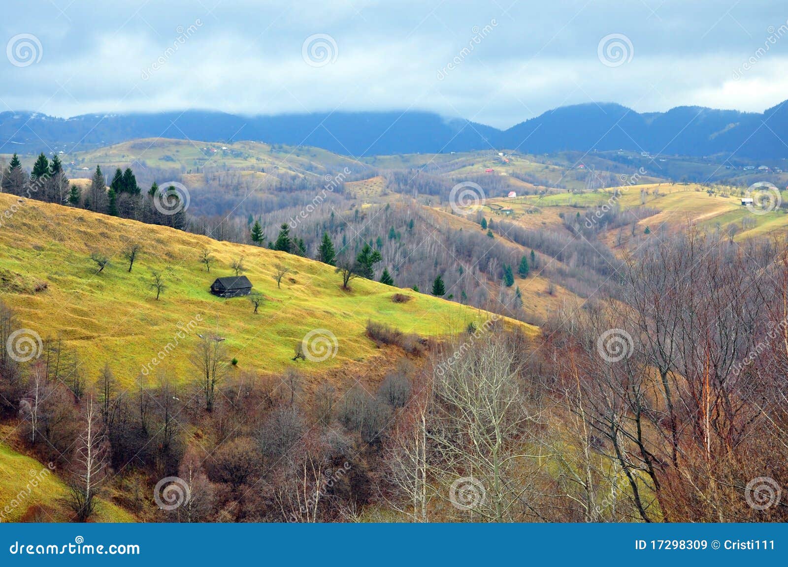Isolated Mountain Wooden House Stock Image - Image of blue, health ...