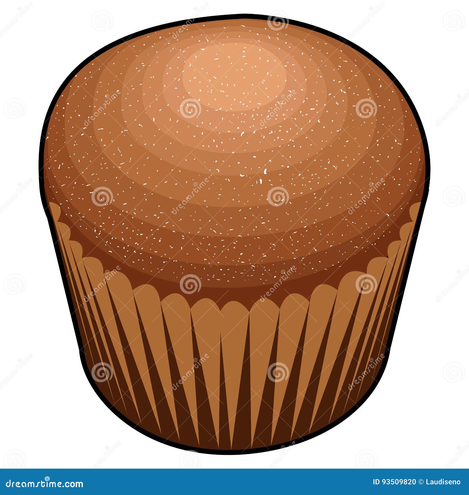 Isolated Muffin Illustration Stock Vector - Illustration of design ...