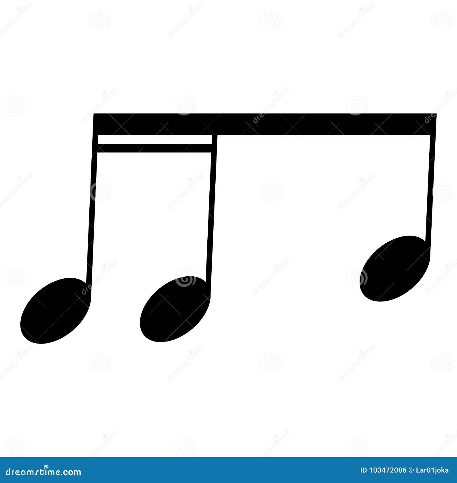 Draw A Sixteenth Note Royalty-Free Stock Photo | CartoonDealer.com ...