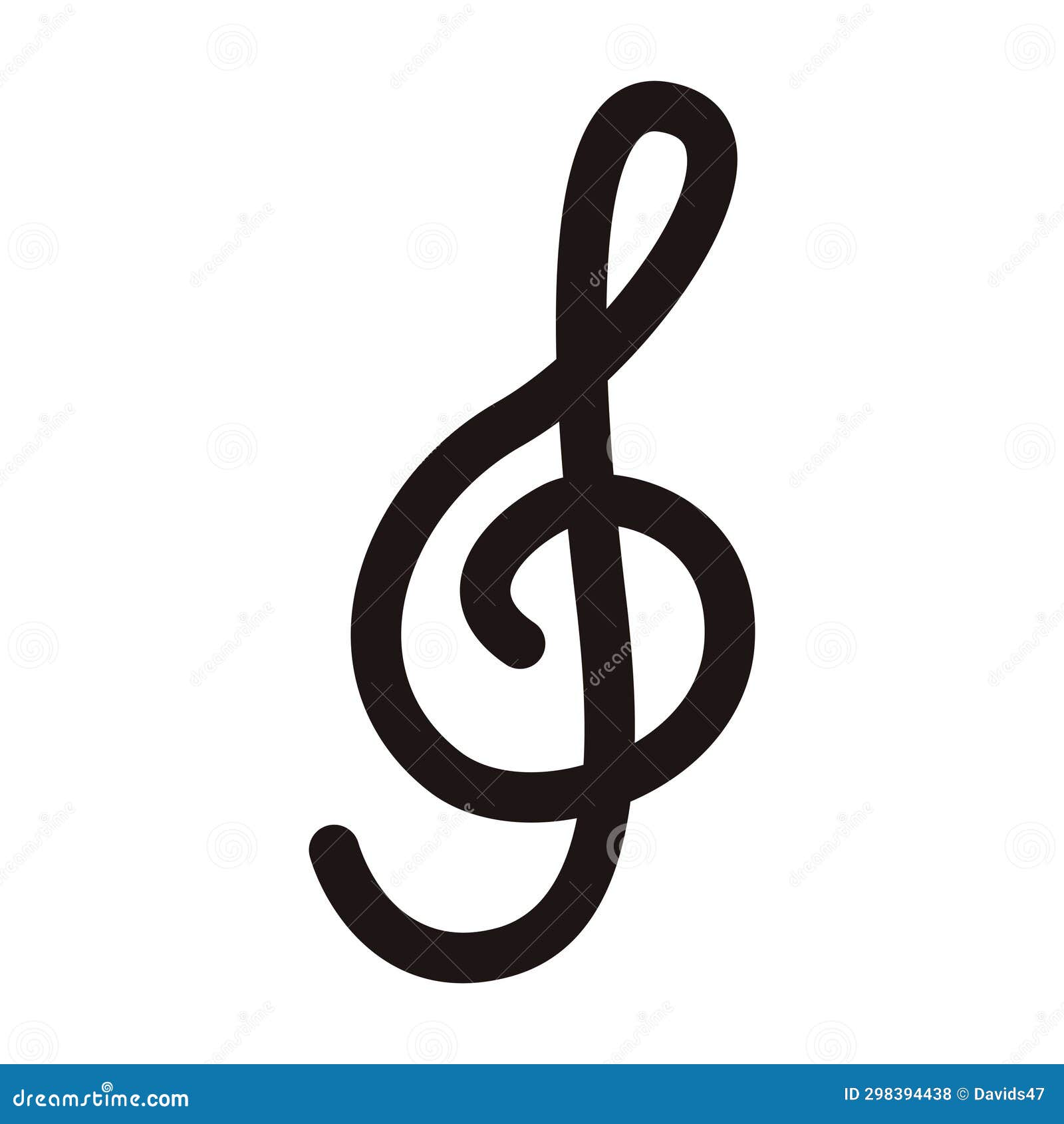 Isolated Musical Note Icon Vector Stock Vector - Illustration of treble ...