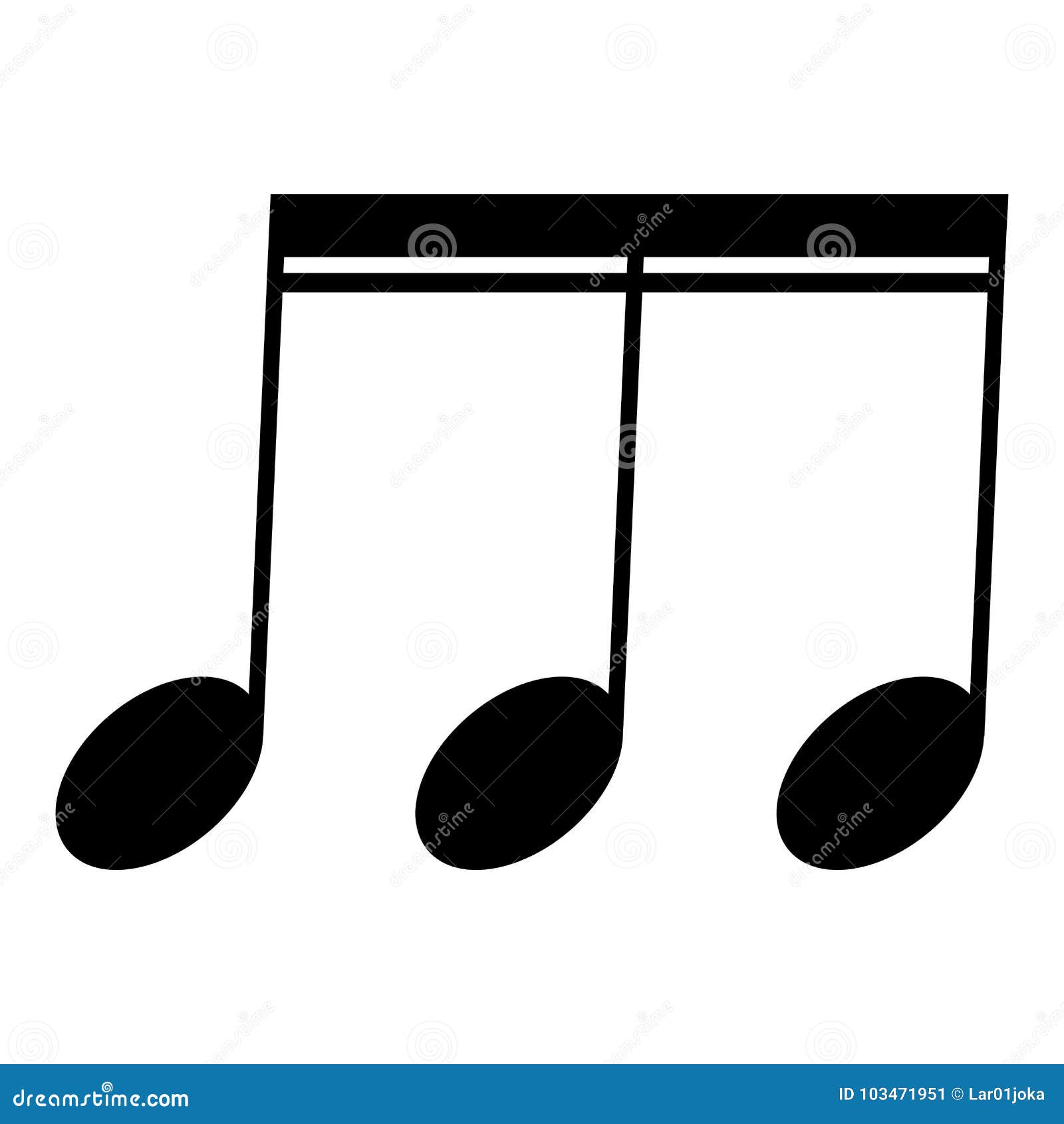 Draw A Sixteenth Note Royalty-Free Stock Photo | CartoonDealer.com ...