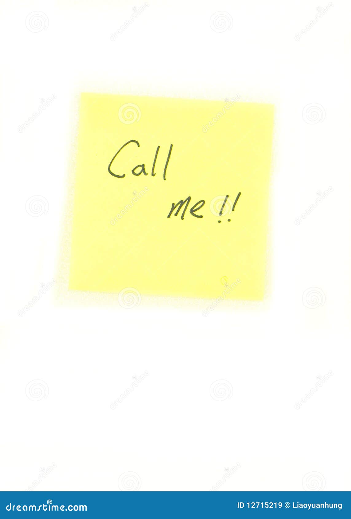 Isolated note stock image. Image of office, object, communication ...