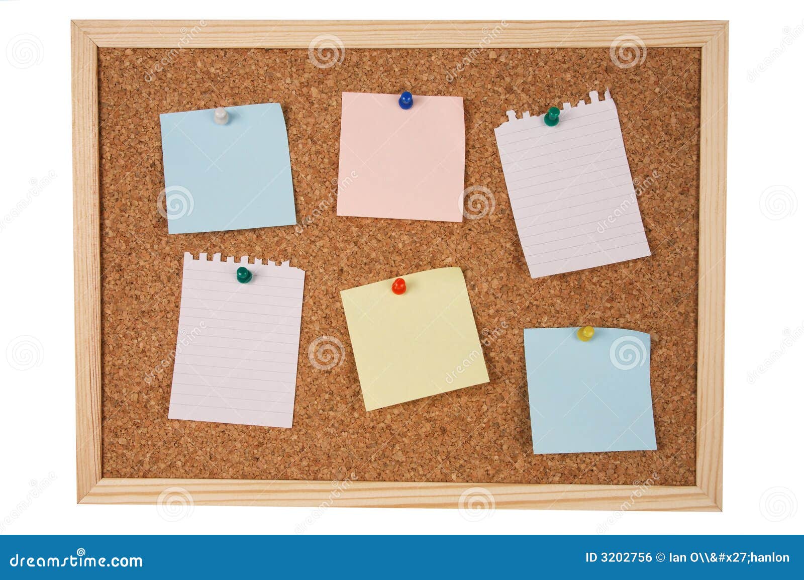 Isolated Note Board with Path Stock Photo - Image of adhesive, memo ...
