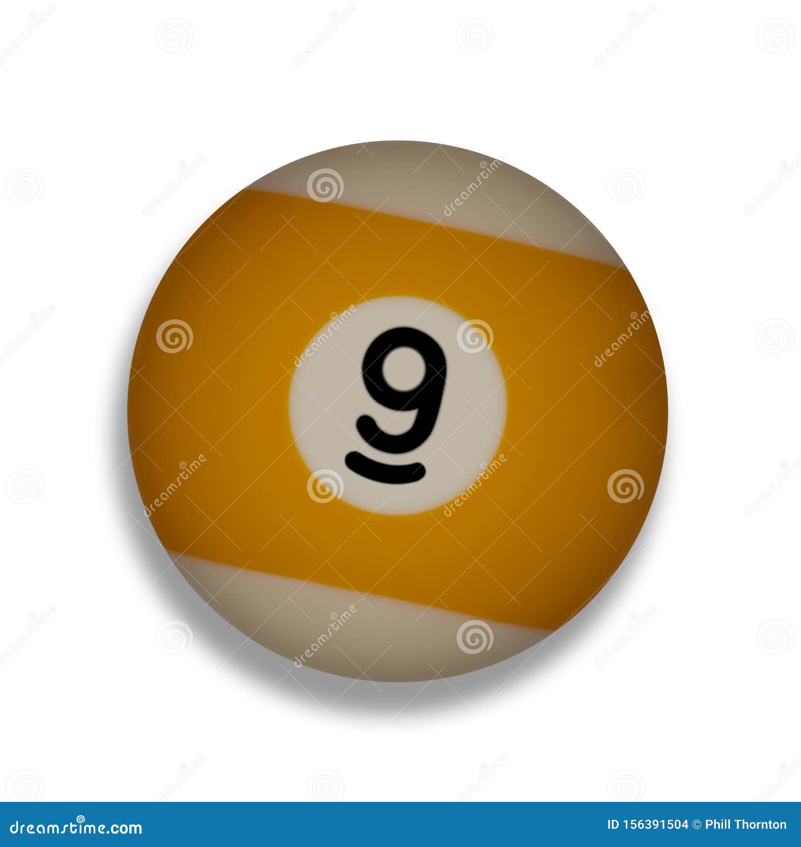 Yellow Pool Ball In A Blue Swimming Pool Stock Photography ...