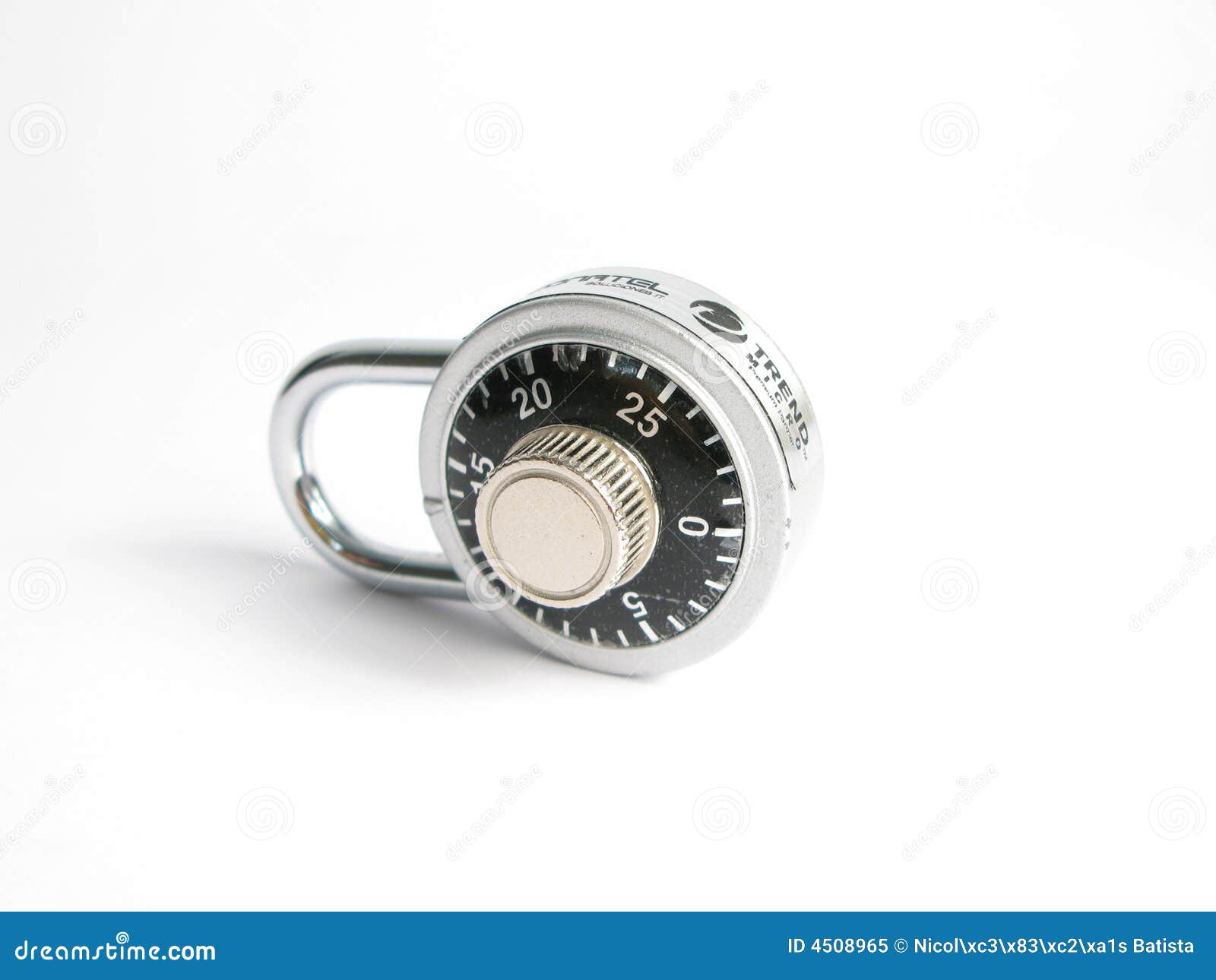 Isolated numerical lock stock image. Image of closed, broken - 4508965
