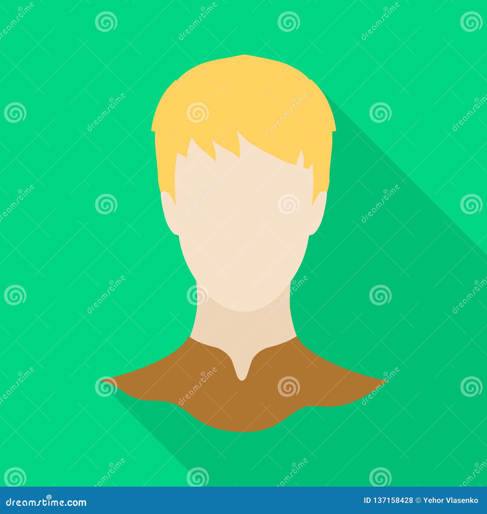 Isolated Object of Avatar and Dummy Icon. Set of Avatar and Image ...