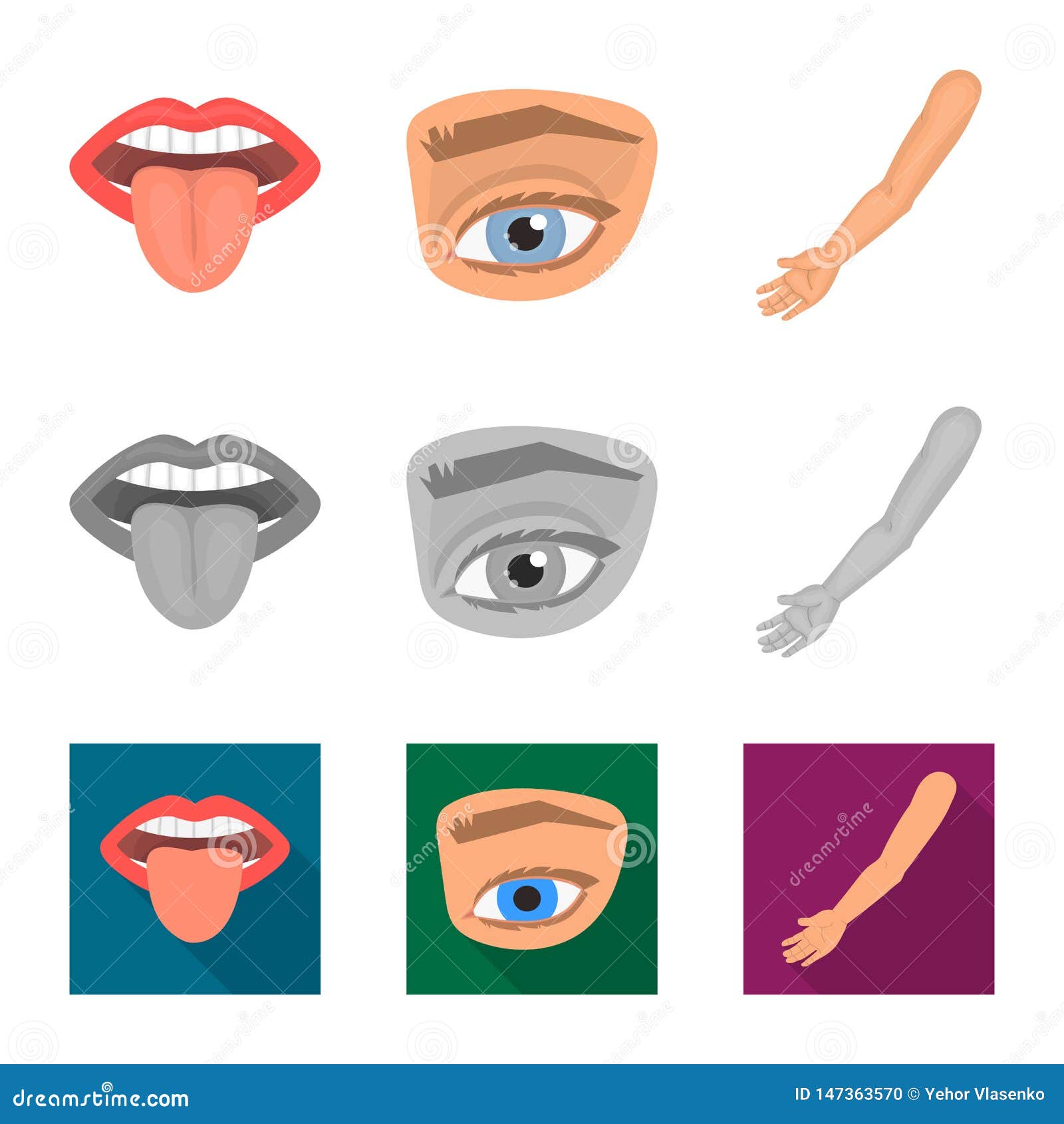 Isolated Object of Body and Part Logo. Collection of Body and Anatomy ... Isolated Object of Body and Part Logo. Collection of Body and Anatomy ...