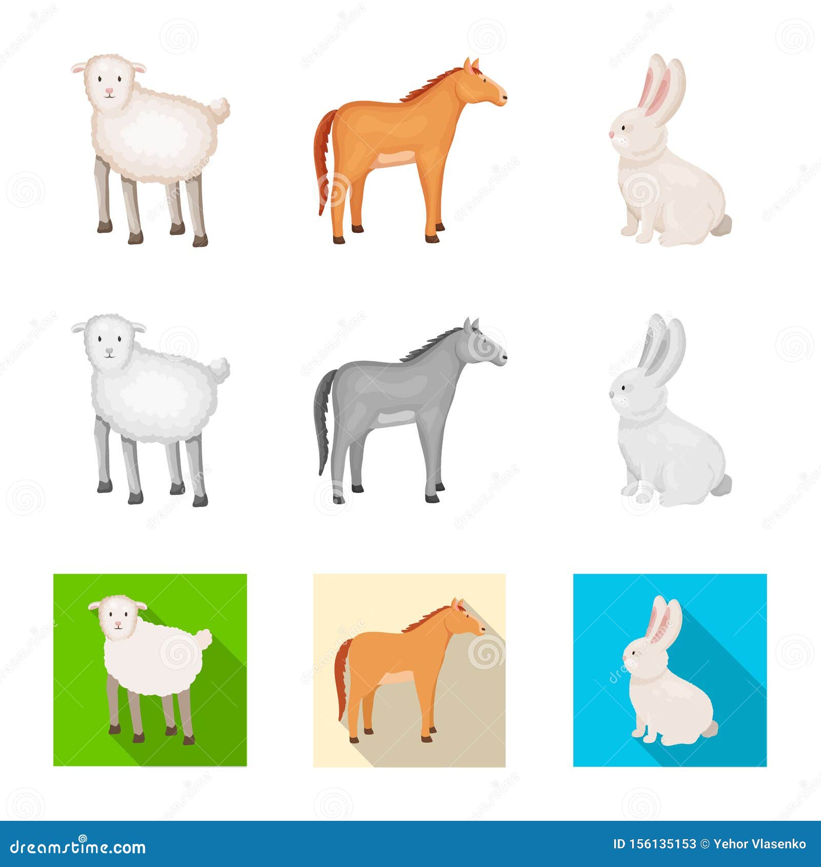 Isolated Object of Breeding and Kitchen Icon. Set of Breeding and ...