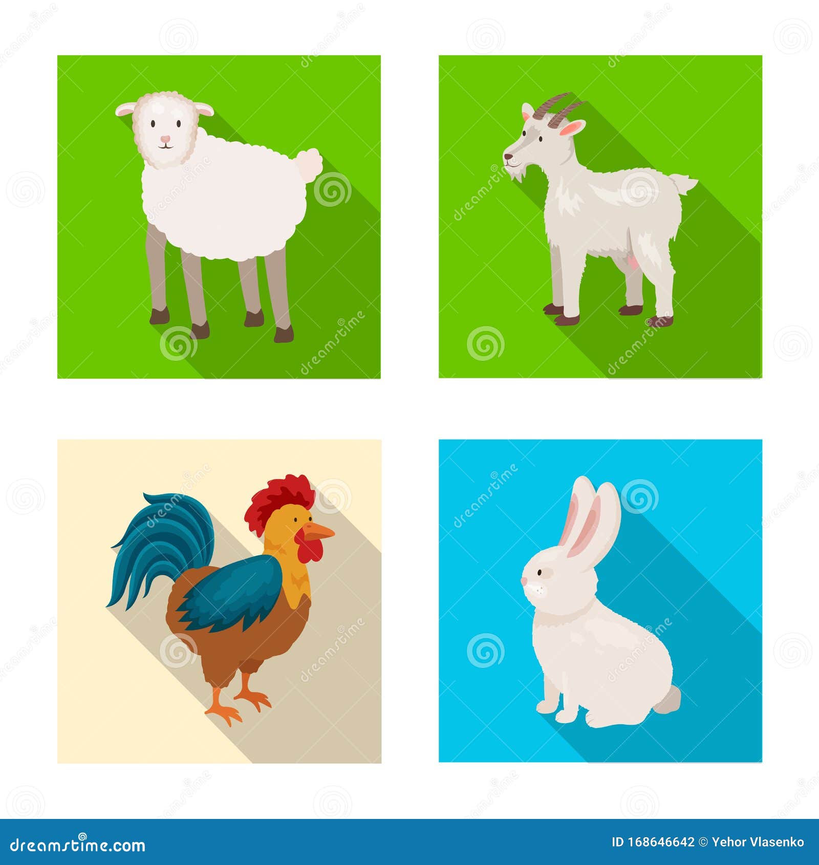 Vector Illustration of Breeding and Kitchen Icon. Set of Breeding and ...