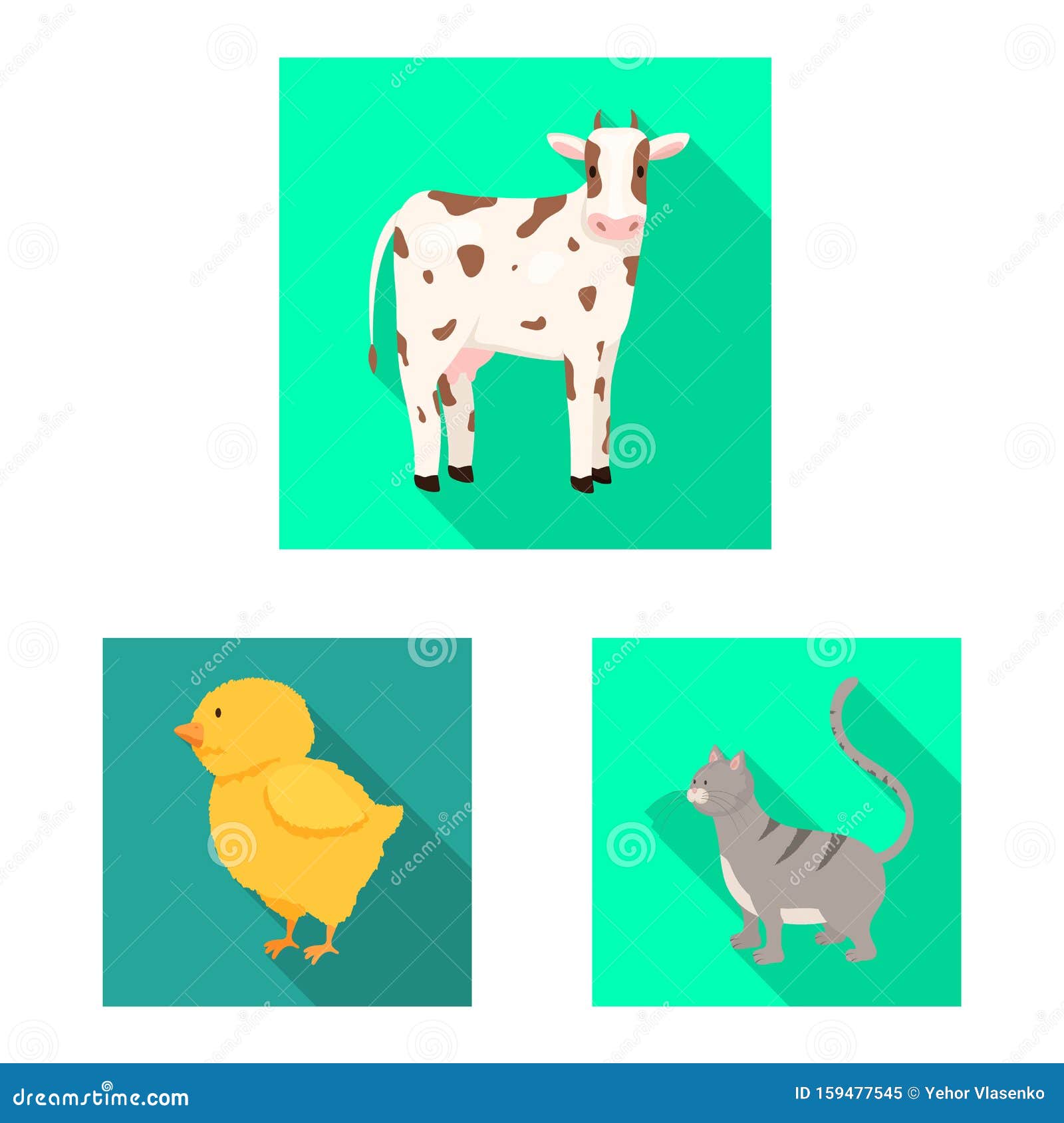 Isolated Object of Breeding and Kitchen Symbol. Set of Breeding and ...