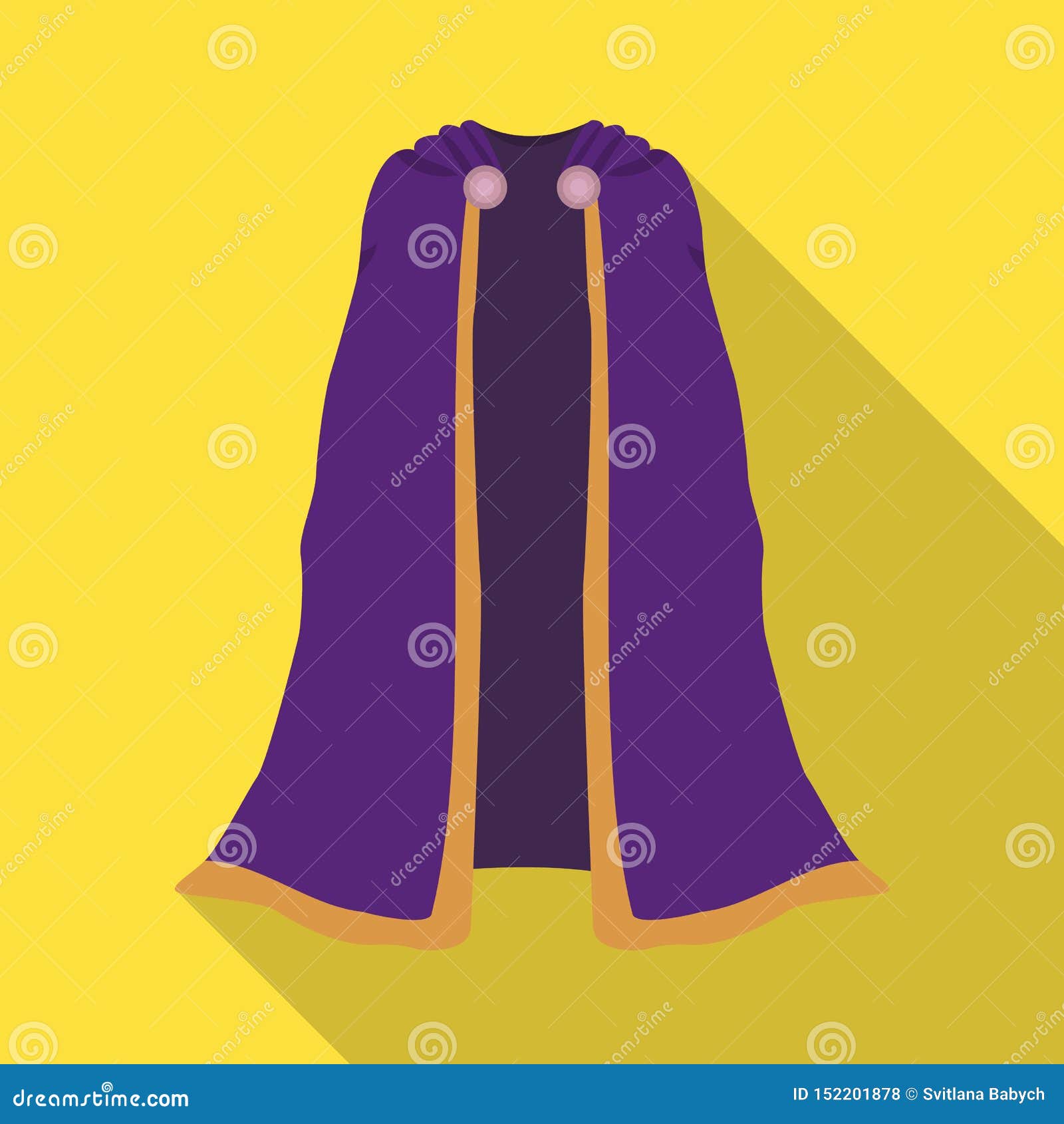 Isolated Object of Cape and Emperor Icon. Collection of Cape and ...