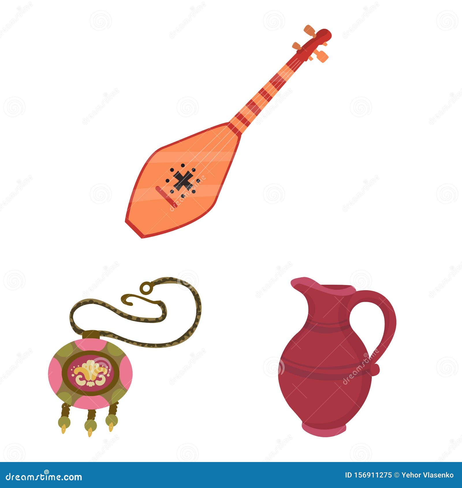 Vector Illustration of Caucasus and Traditions Logo. Collection of ...