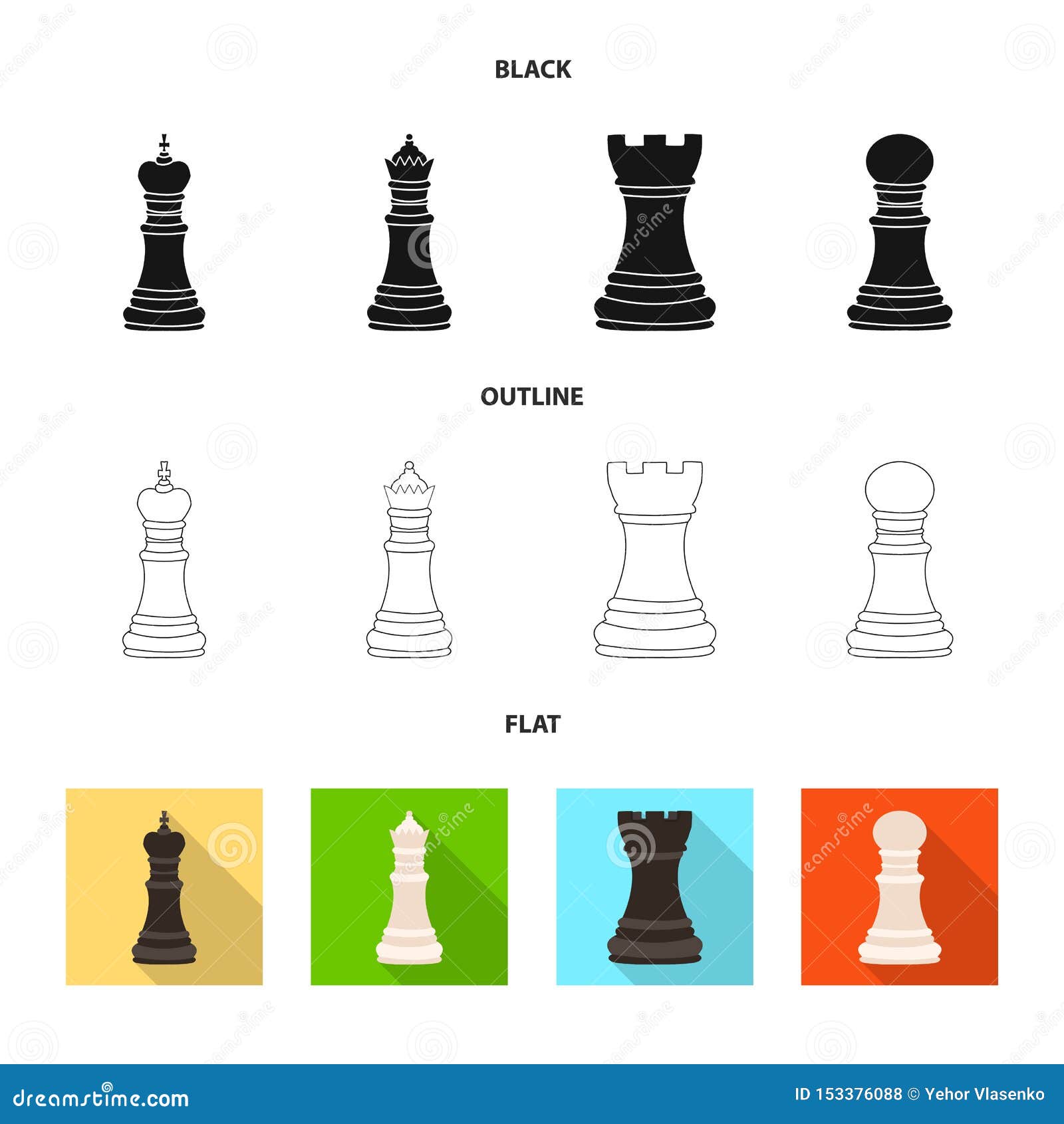 Isolated Object of Checkmate and Thin Logo. Collection of Checkmate and ...
