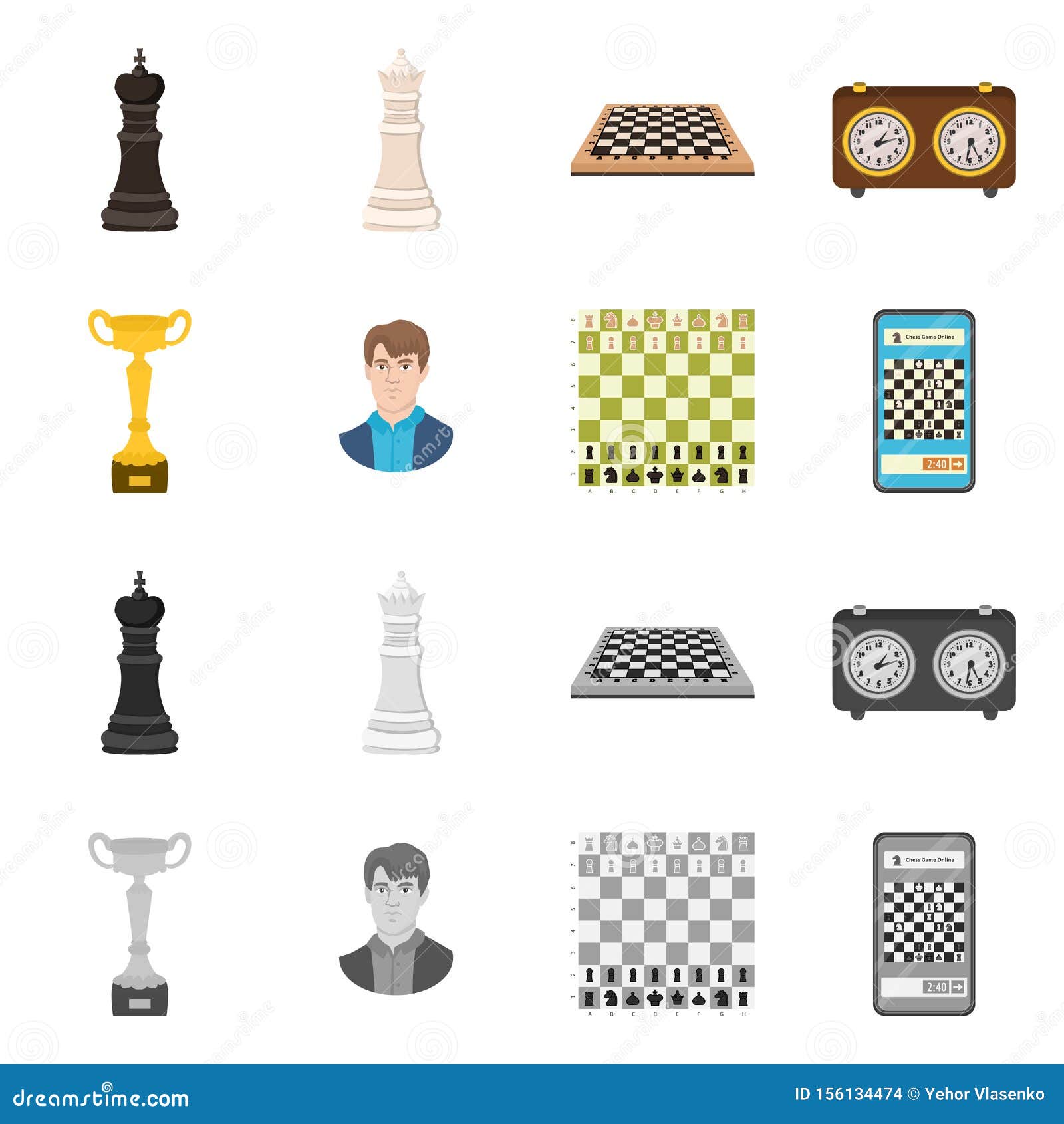 Isolated Object of Checkmate and Thin Logo. Collection of Checkmate and ...