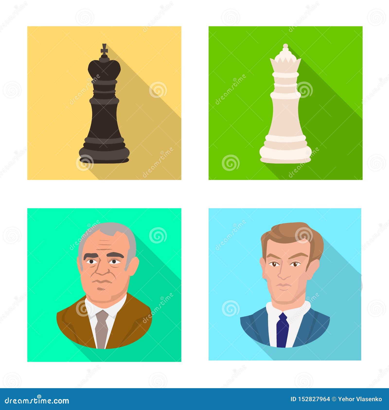 Vector Illustration of Checkmate and Thin Symbol. Collection of ...