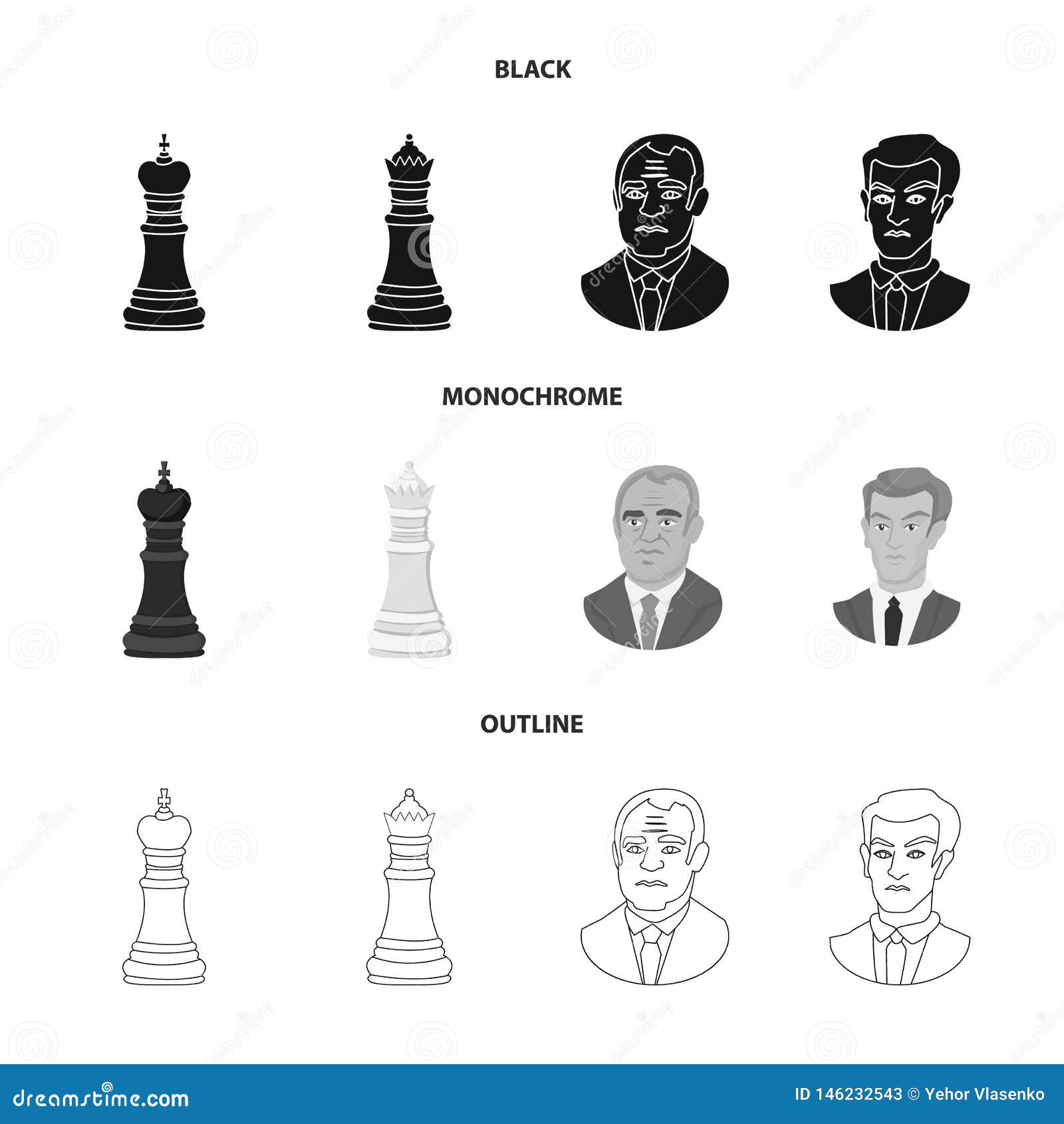Isolated Object of Checkmate and Thin Symbol. Collection of Checkmate ...