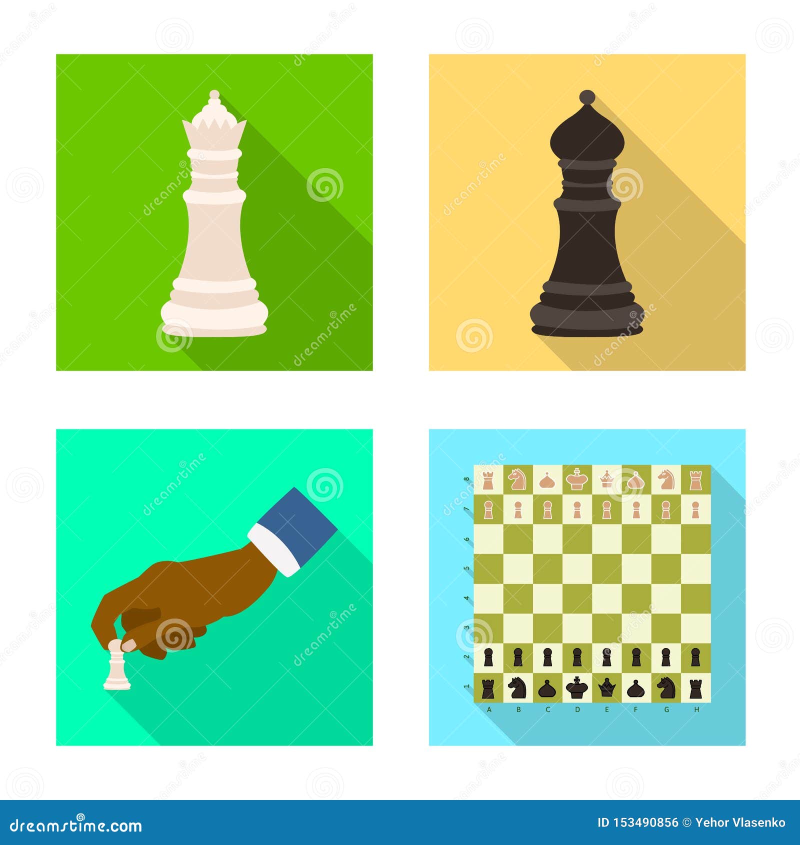 Isolated Object of Checkmate and Thin Symbol. Collection of Checkmate ...
