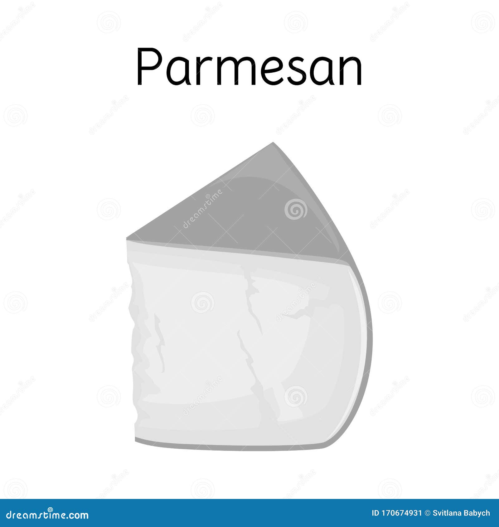 Isolated Object of Cheese and Parmesan Symbol. Web Element of Cheese ...