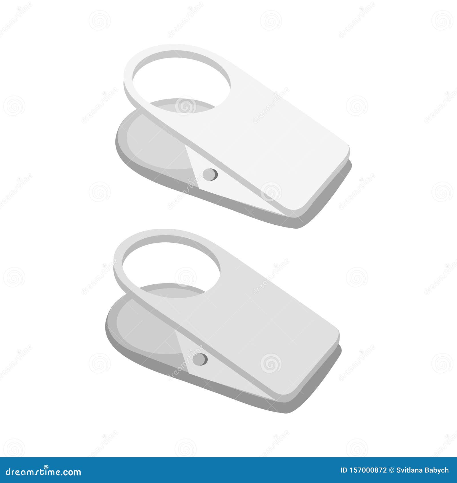 Vector Illustration of Clothespeg and Peg Icon. Set of Clothespeg and ...