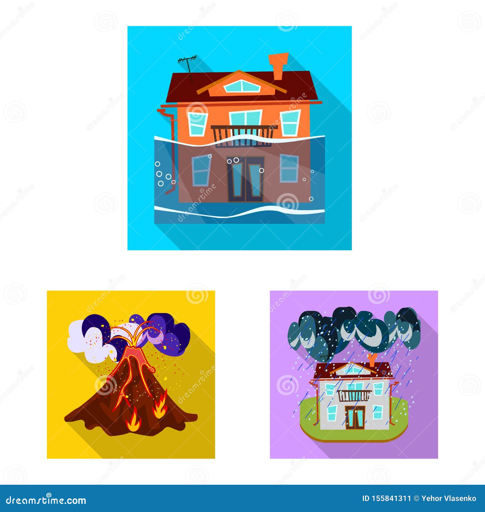 Isolated Object of Collapse and Environment Symbol. Collection of ...