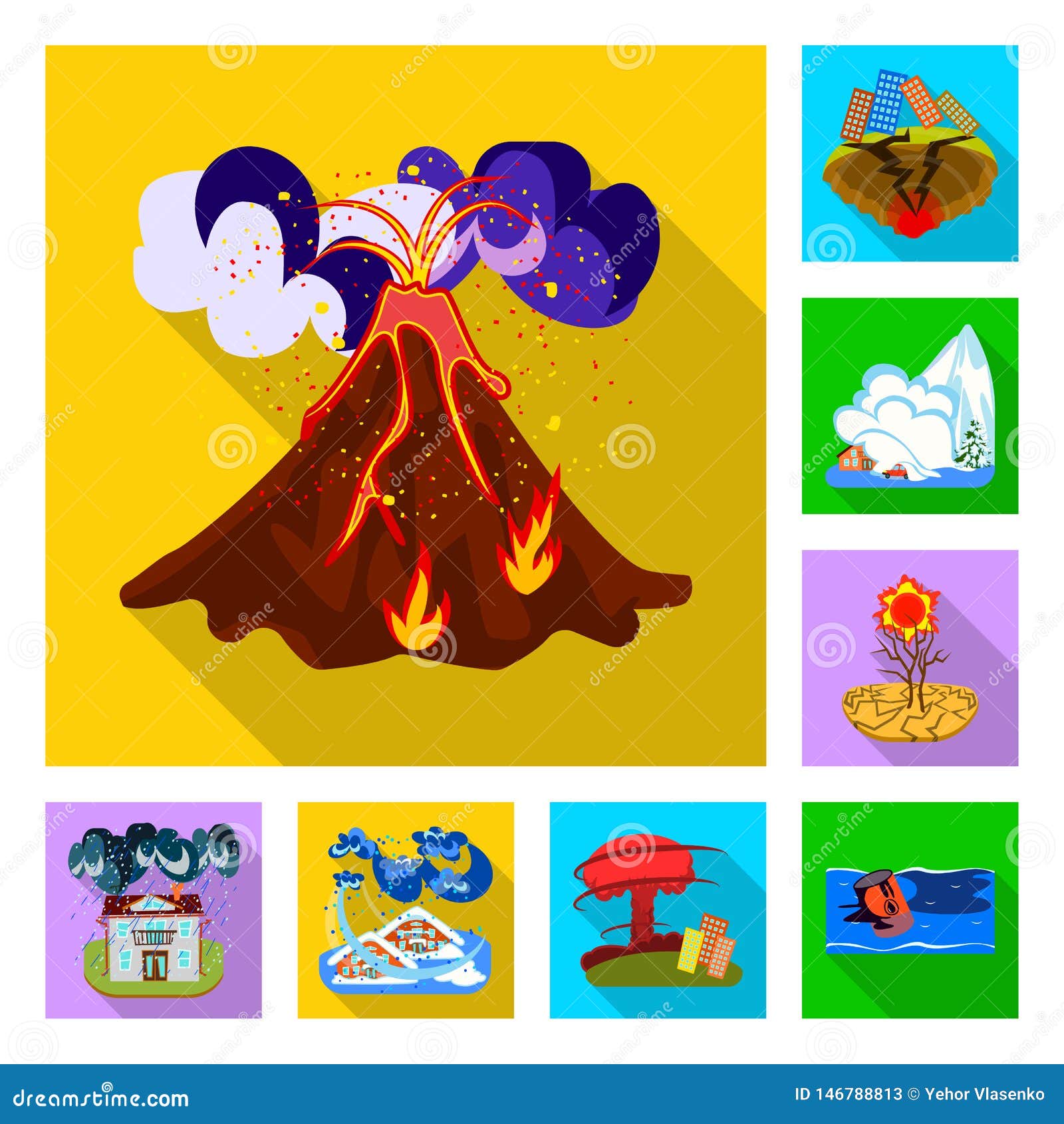 Isolated Object of Collapse and Environment Symbol. Set of Collapse and ...