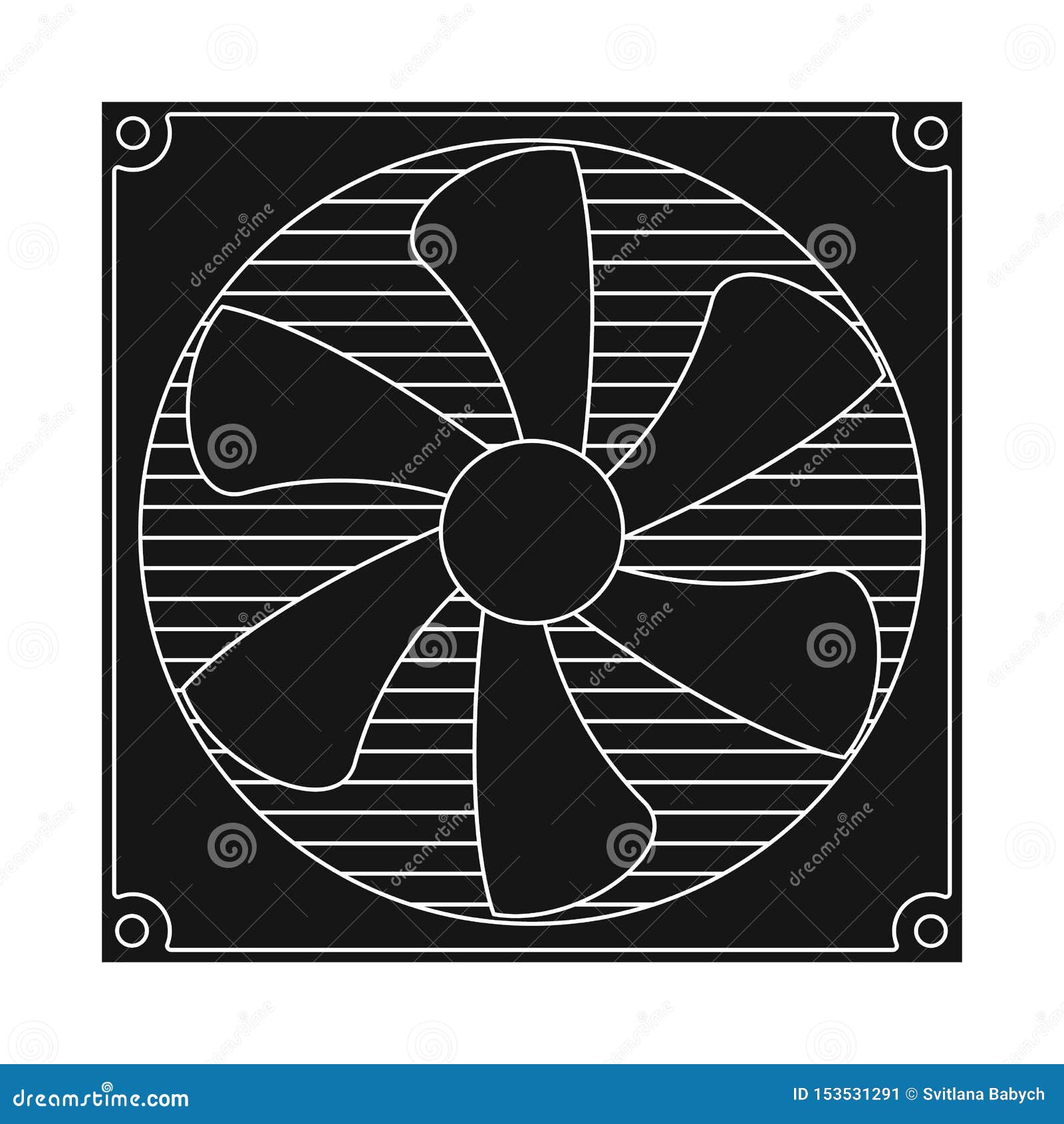 Vector Illustration of Computer and Cooler Sign. Collection of Computer ...