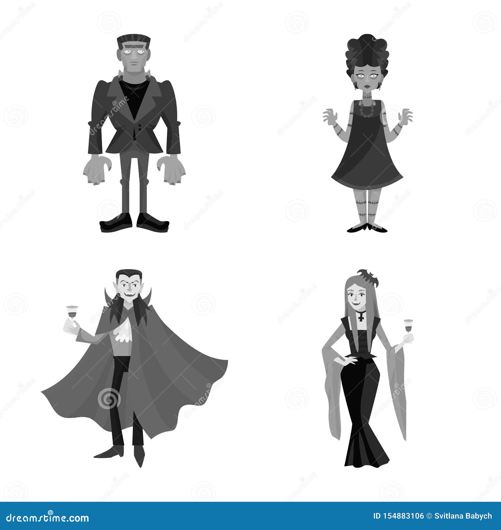 Isolated Object of Consternation and Horror Symbol. Set of ...