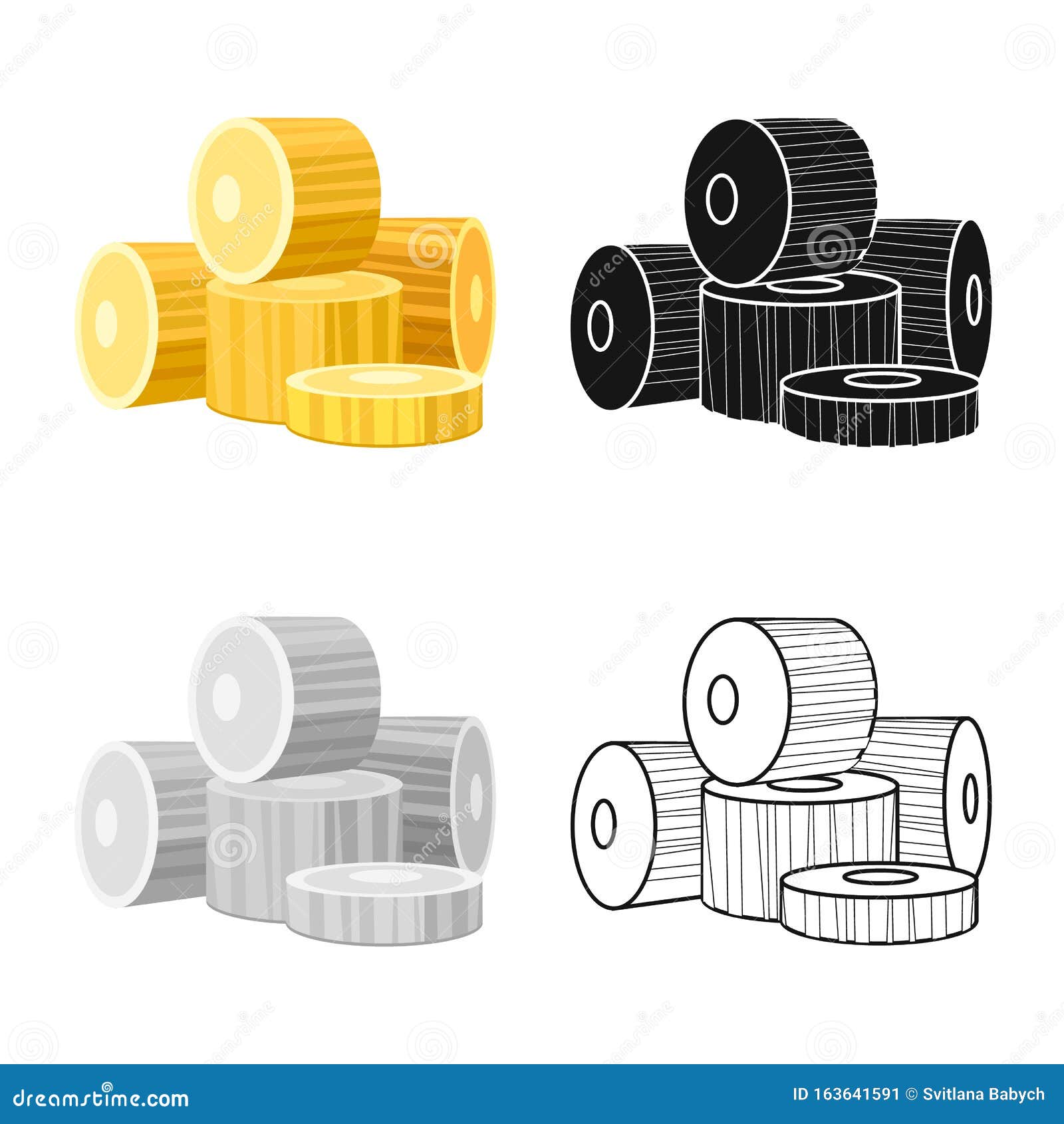 Isolated Object of Cube and Sugar Icon. Graphic of Cube and Brown Stock ...
