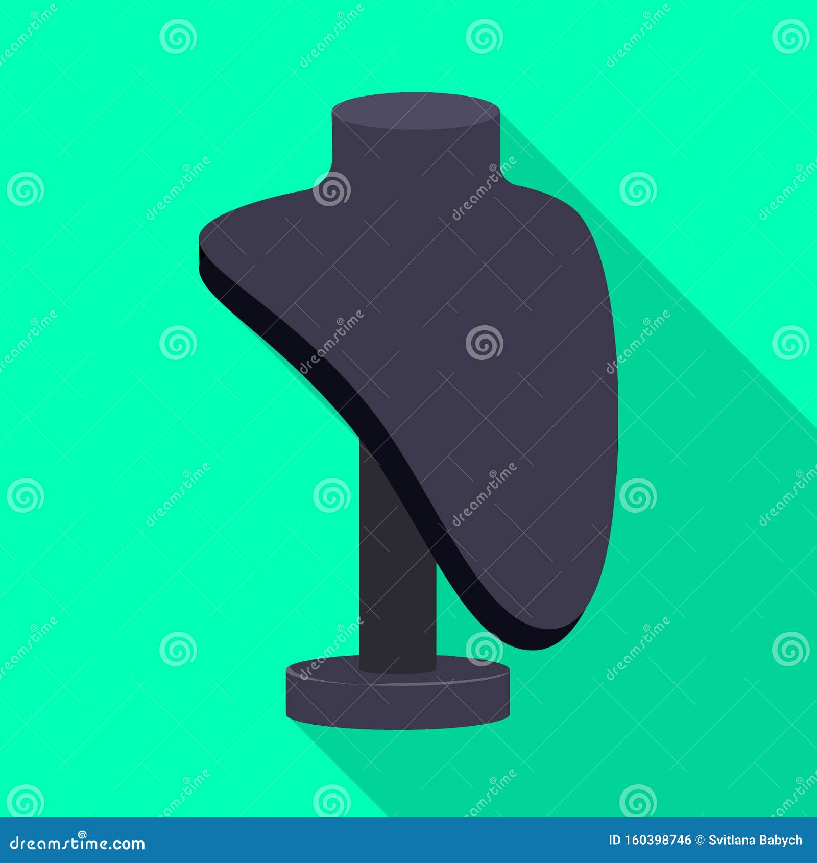 Vector Illustration of Dummy and Bust Sign. Graphic of Dummy and Female ...