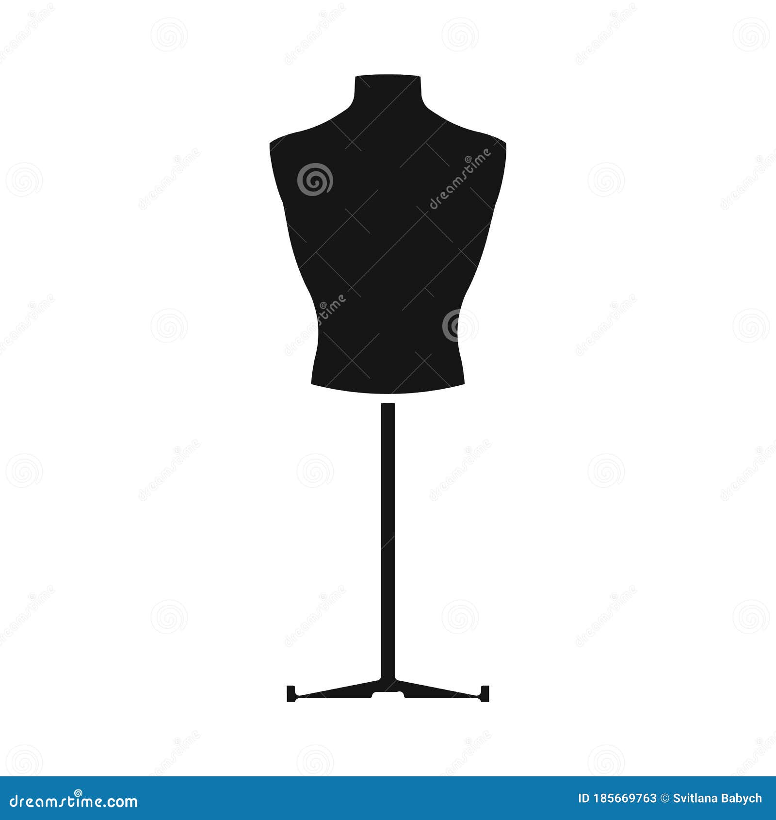 Isolated Object of Dummy and Bust Sign. Web Element of Dummy and Female ...