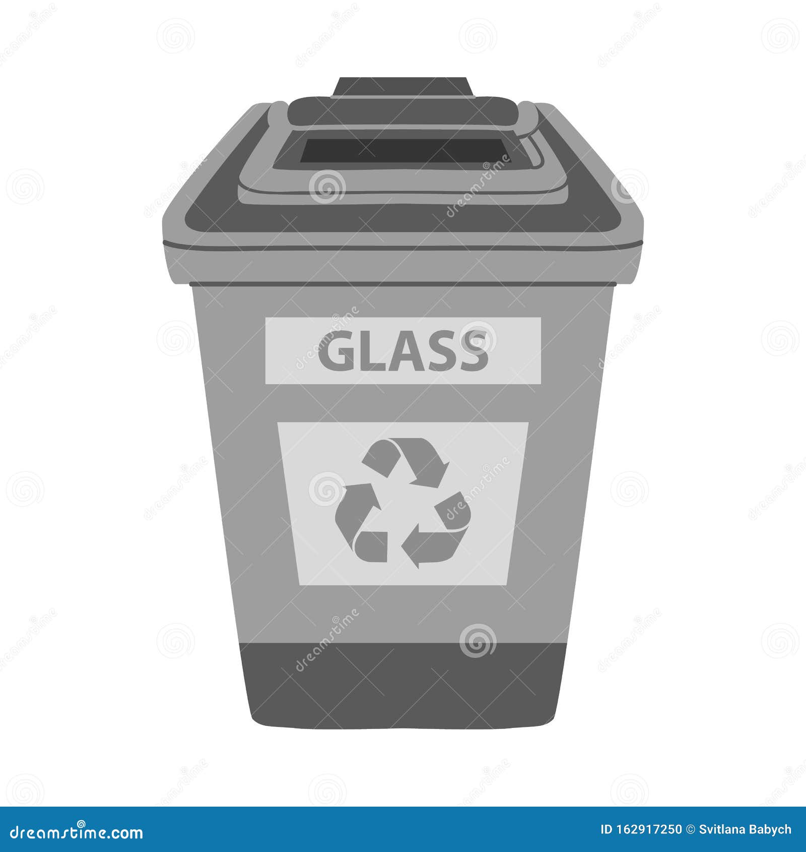 Isolated Object of Dustbin and Trash Logo. Graphic of Dustbin and Glass ...