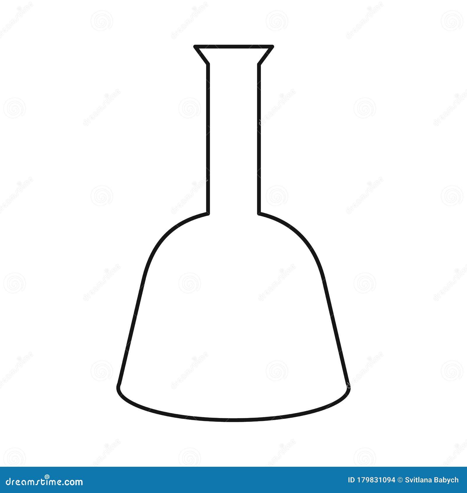 Isolated Object of Flask and Lab Sign. Web Element of Flask and Test ...