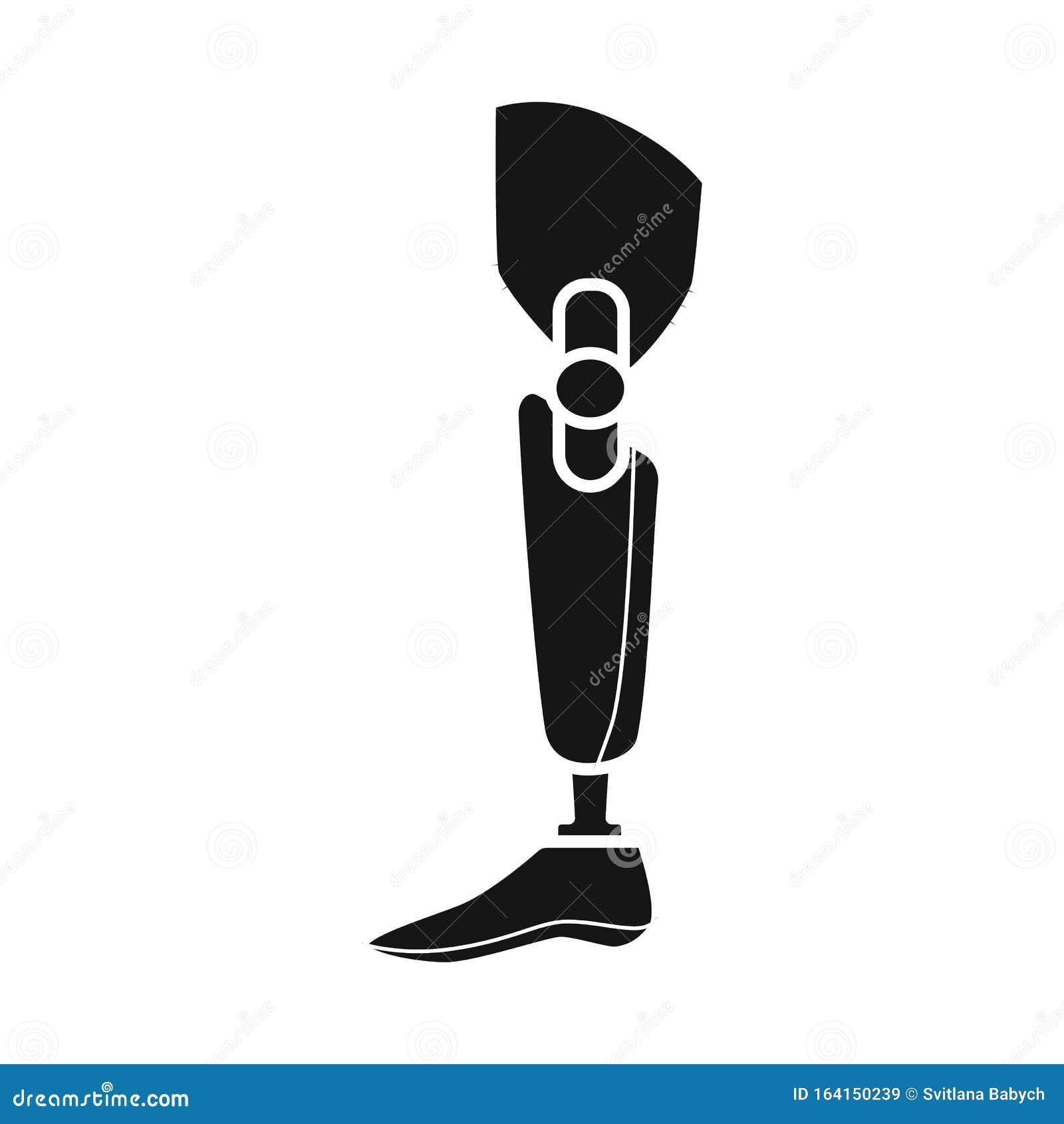 Isolated Object of Foot and Prosthesis Icon. Web Element of Foot and ...