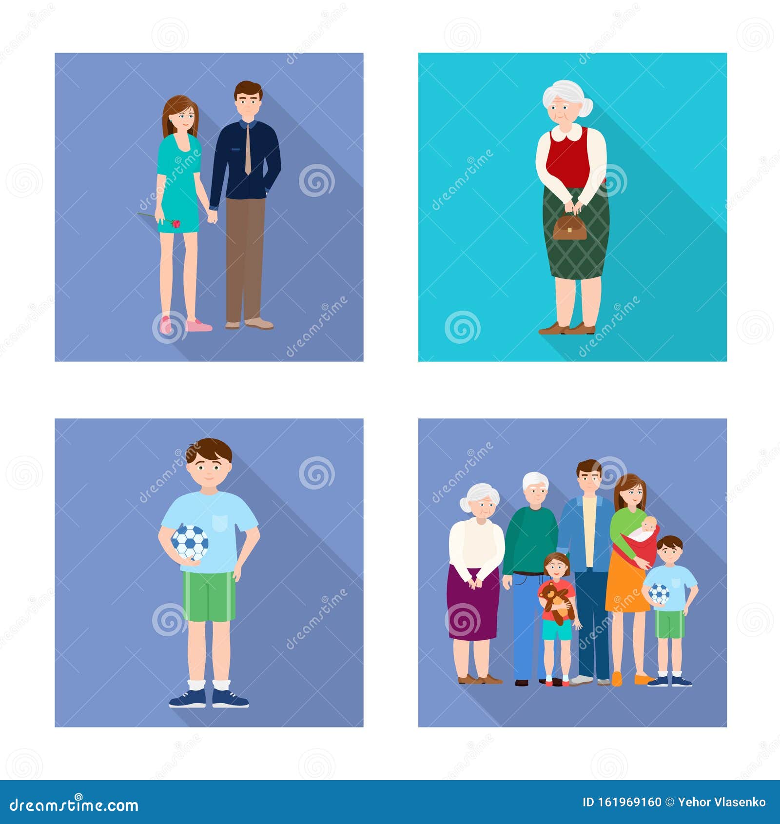 Isolated Object of Generation and Happy Symbol. Set of Generation and ...