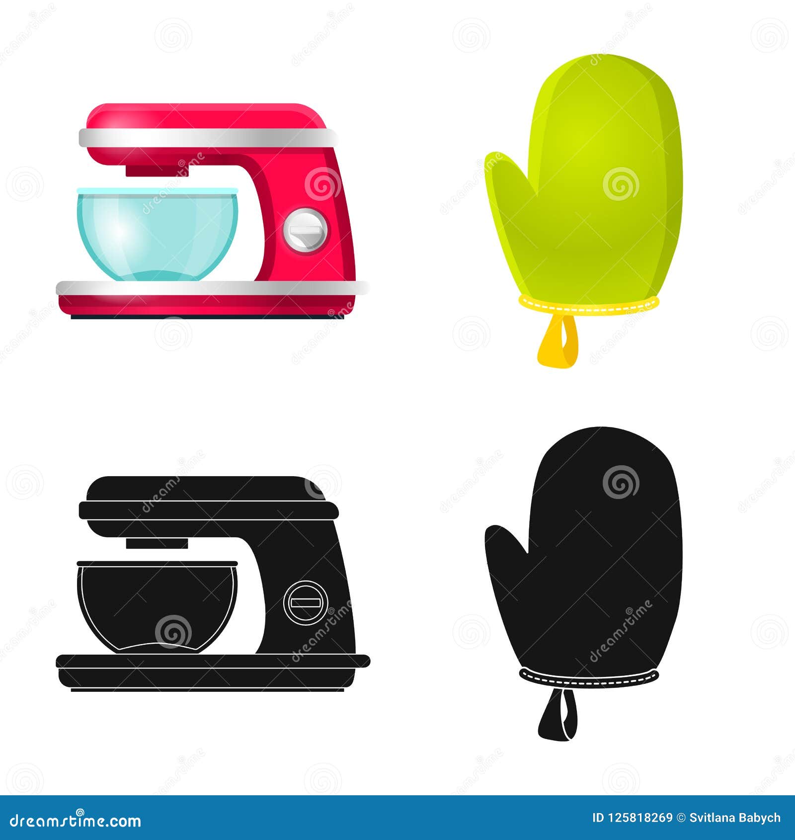 Isolated Object of Kitchen and Cook Logo. Collection of Kitchen and ...