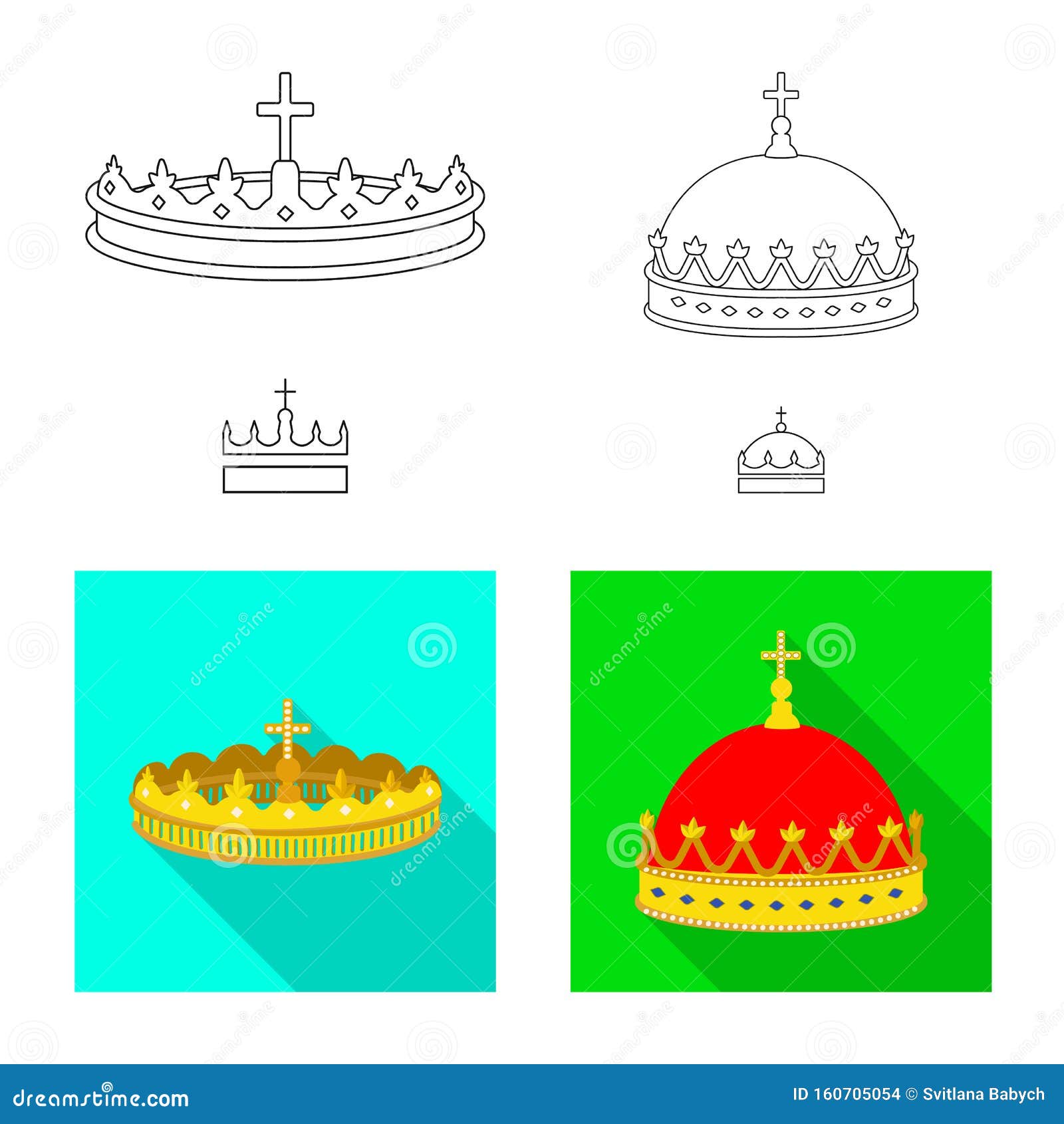 Isolated Object of Medieval and Nobility Icon. Collection of Medieval ...