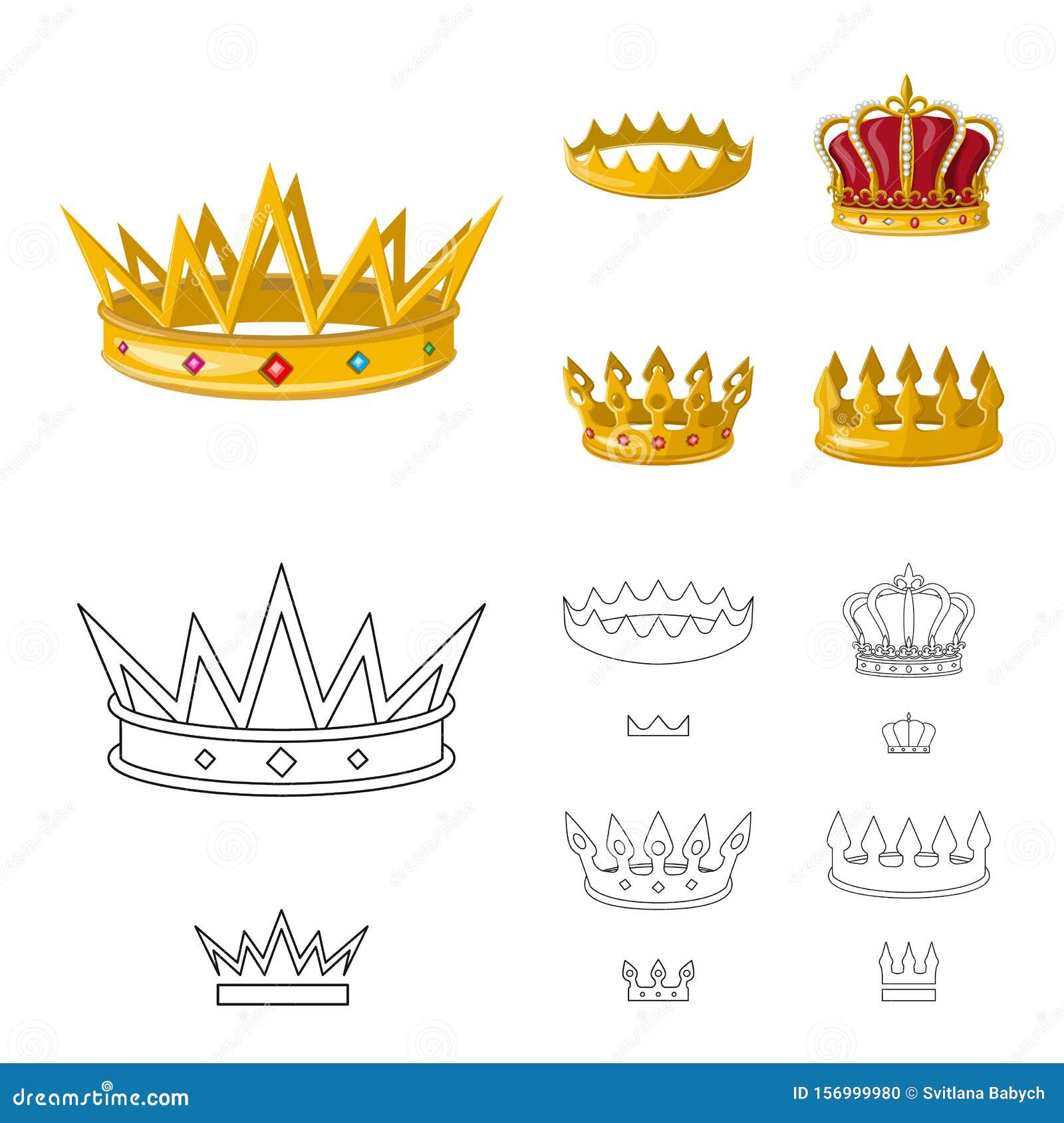 Vector Illustration of Medieval and Nobility Icon. Set of Medieval and ...