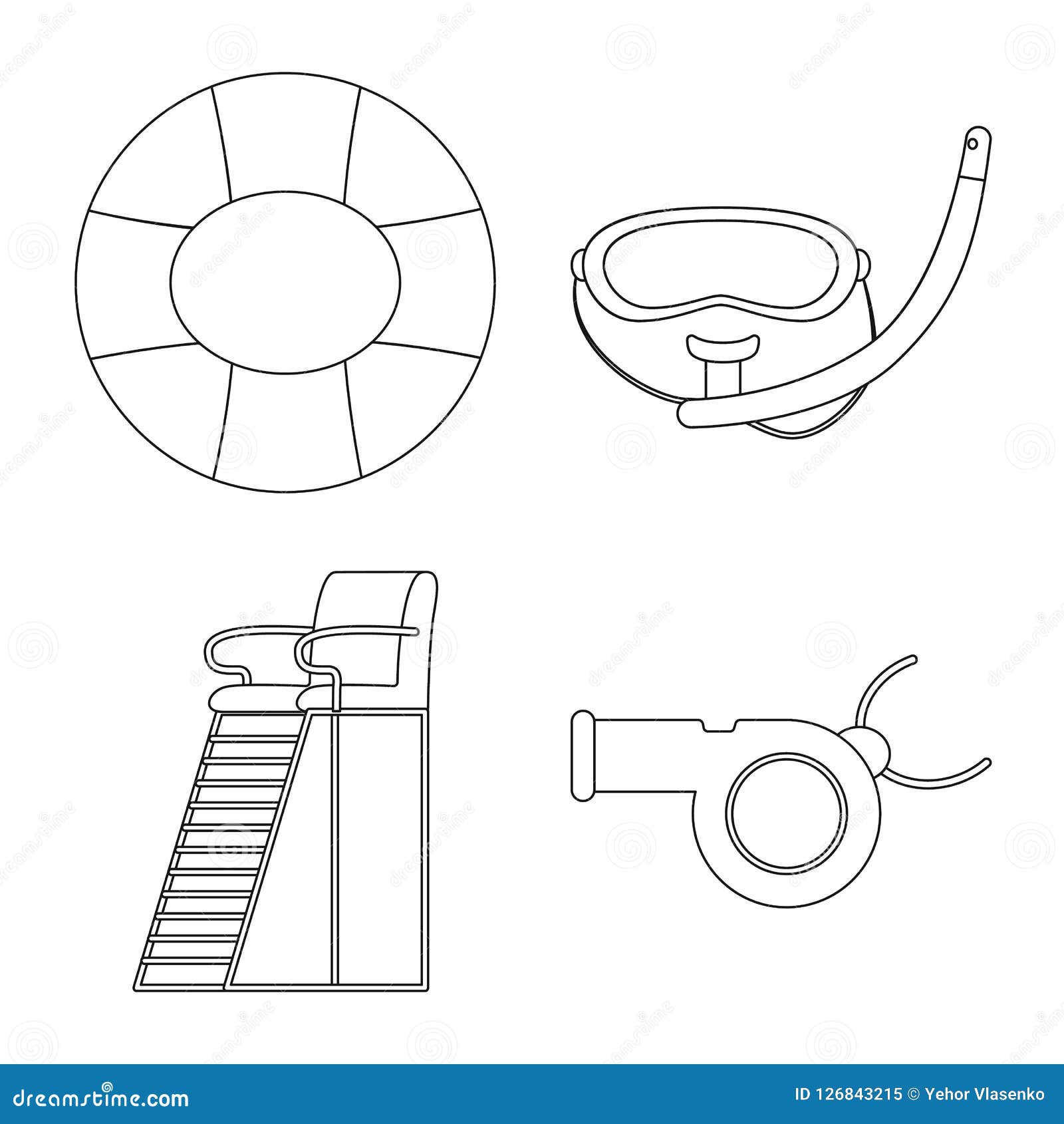 Isolated Object of Pool and Swimming Sign. Collection of Pool and ...