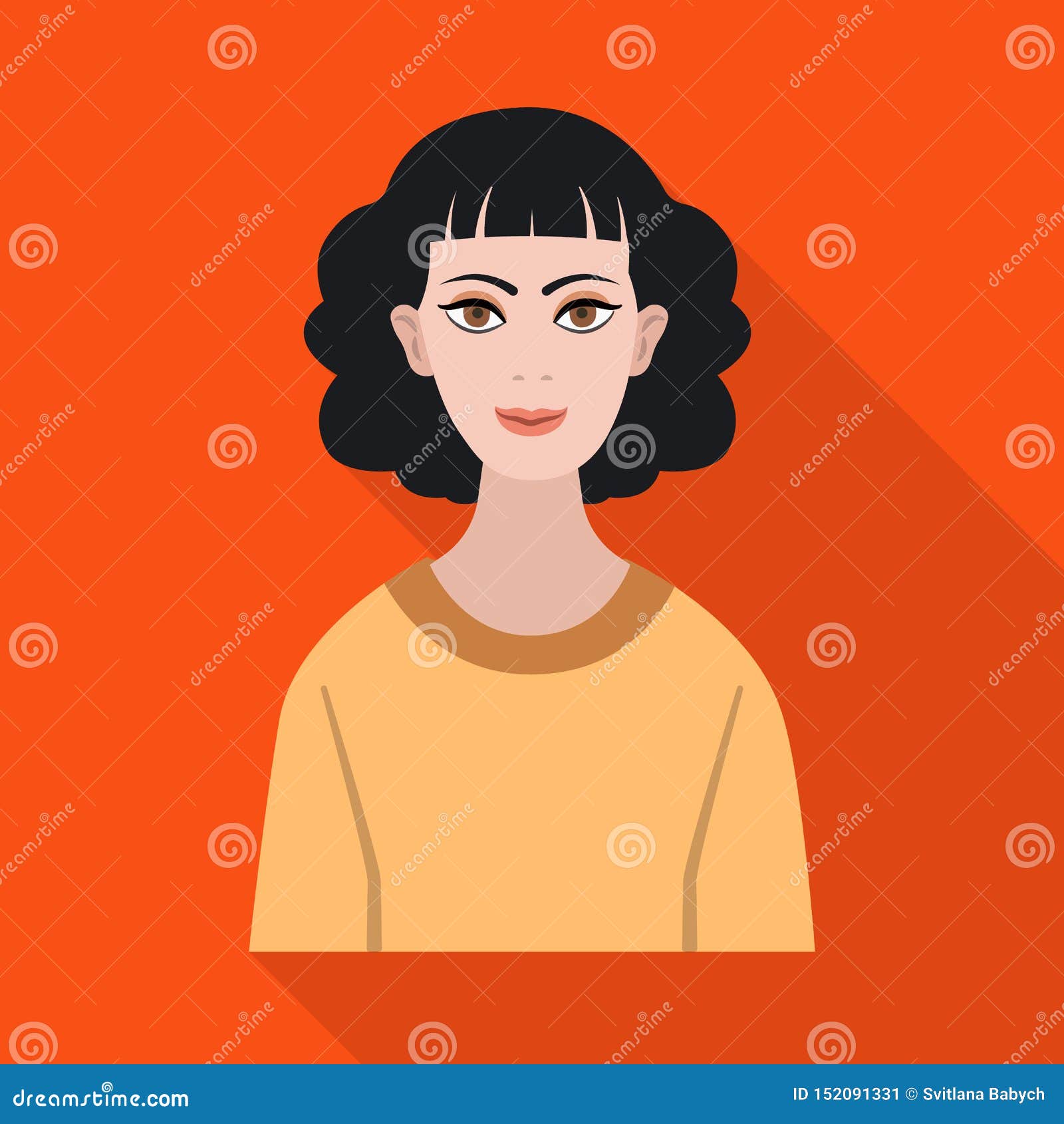 Isolated Object of Profile and Portrait Icon. Collection of Profile and ...