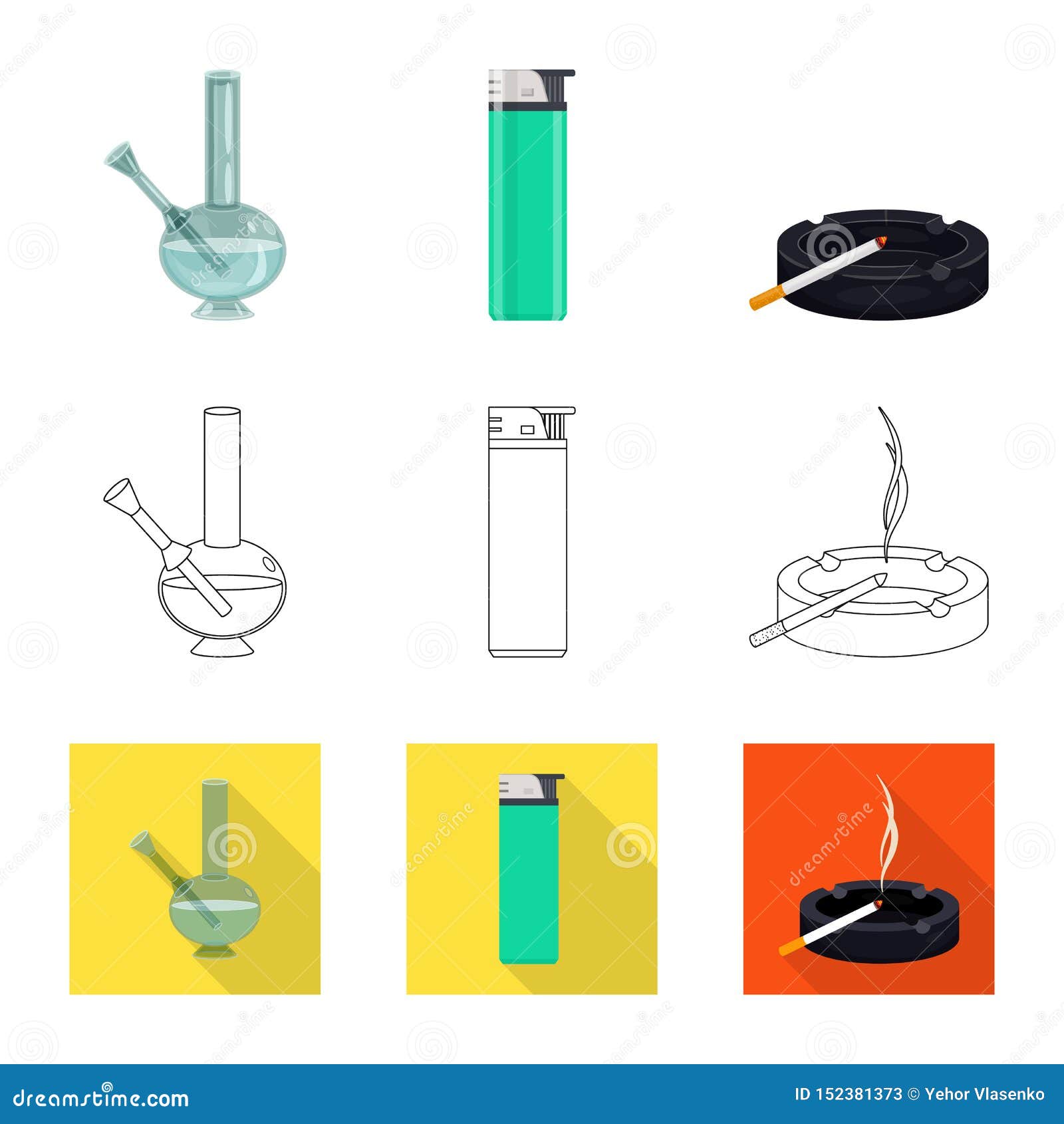 Vector Illustration of Refuse and Stop Symbol. Collection of Refuse and ...