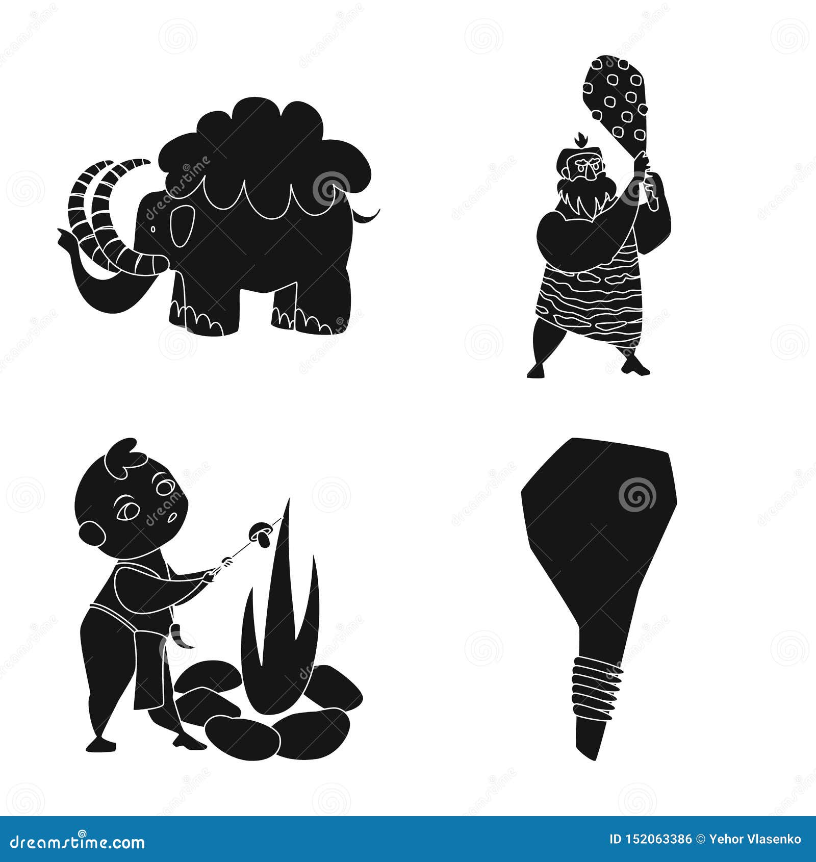 Vector Illustration of Sapiens and Development Logo. Collection of ...