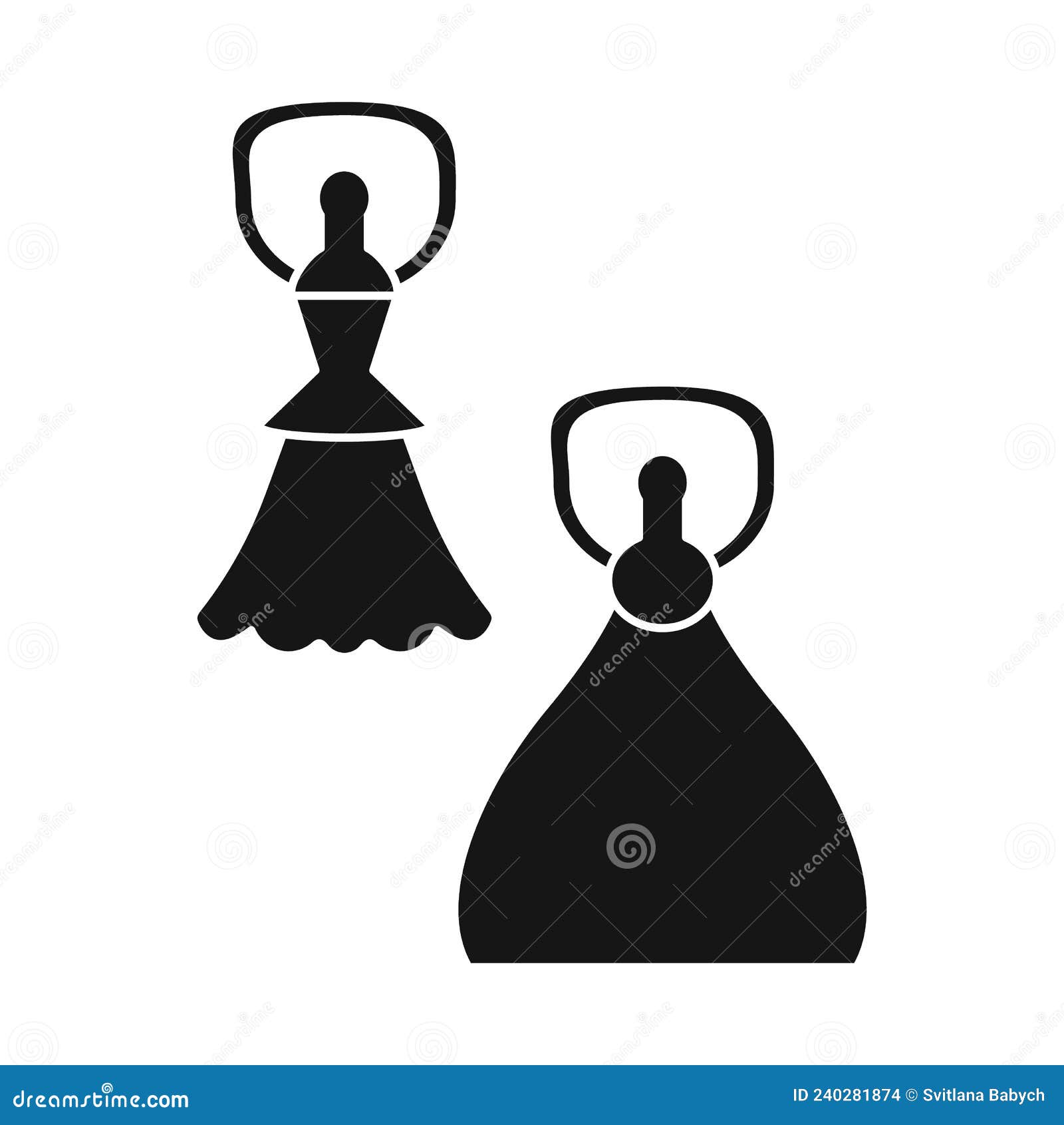 Vector Illustration of Scraper and Glass Symbol. Graphic of Scraper and ...