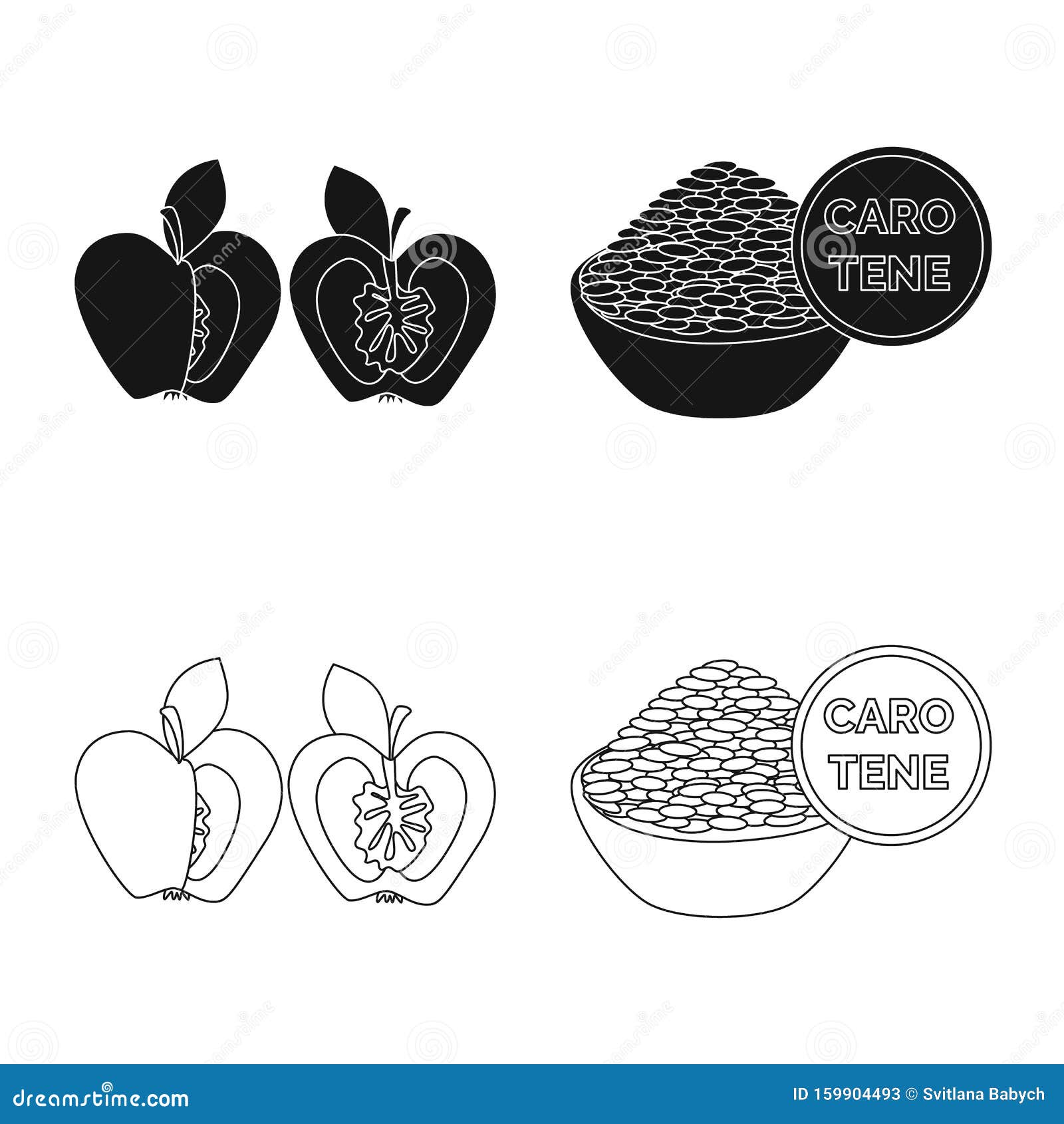 Vector Illustration of Test and Synthetic Logo. Collection of Test and ...