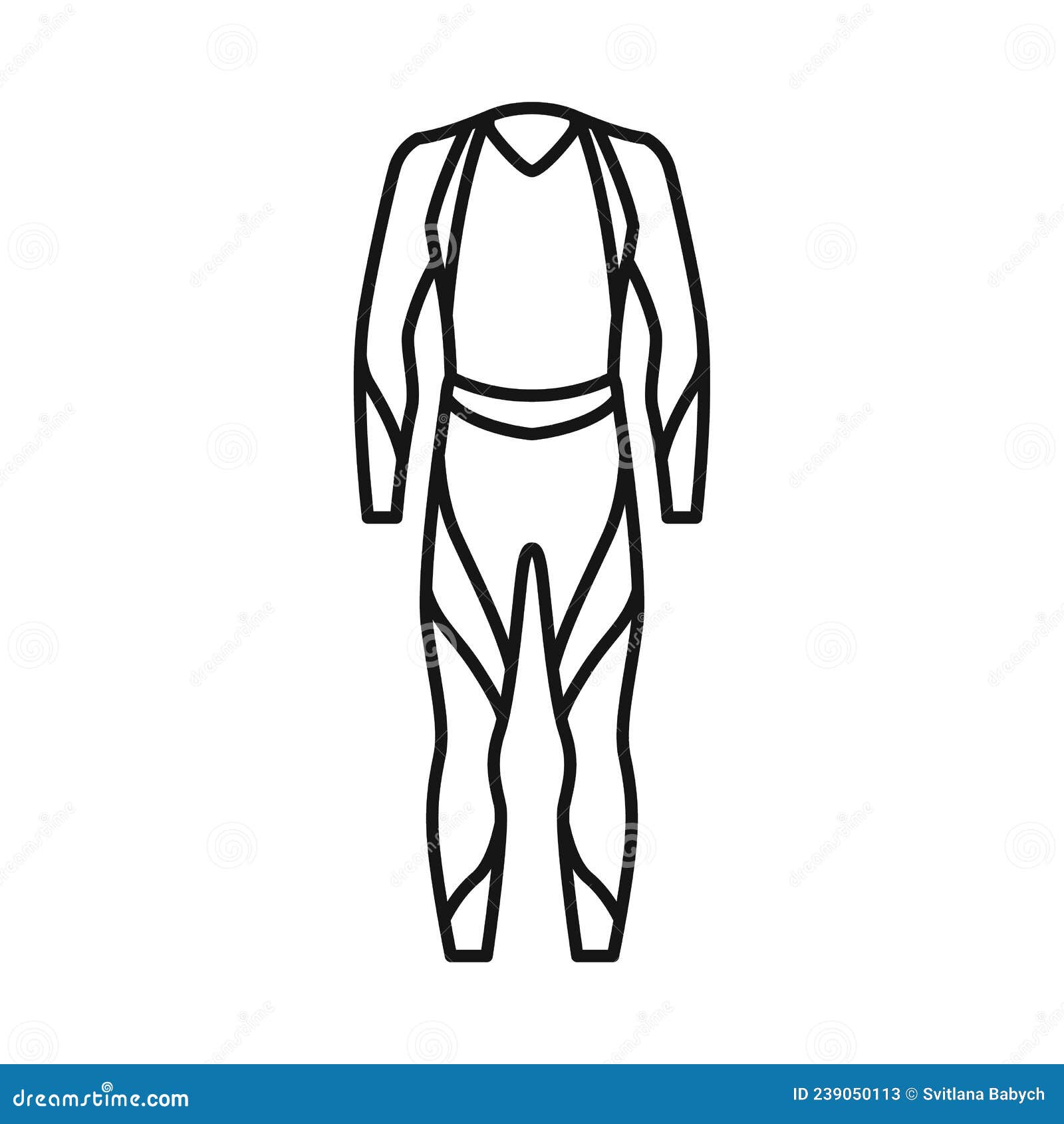 Isolated Object of Wetsuit and Diver Icon. Web Element of Wetsuit and ...