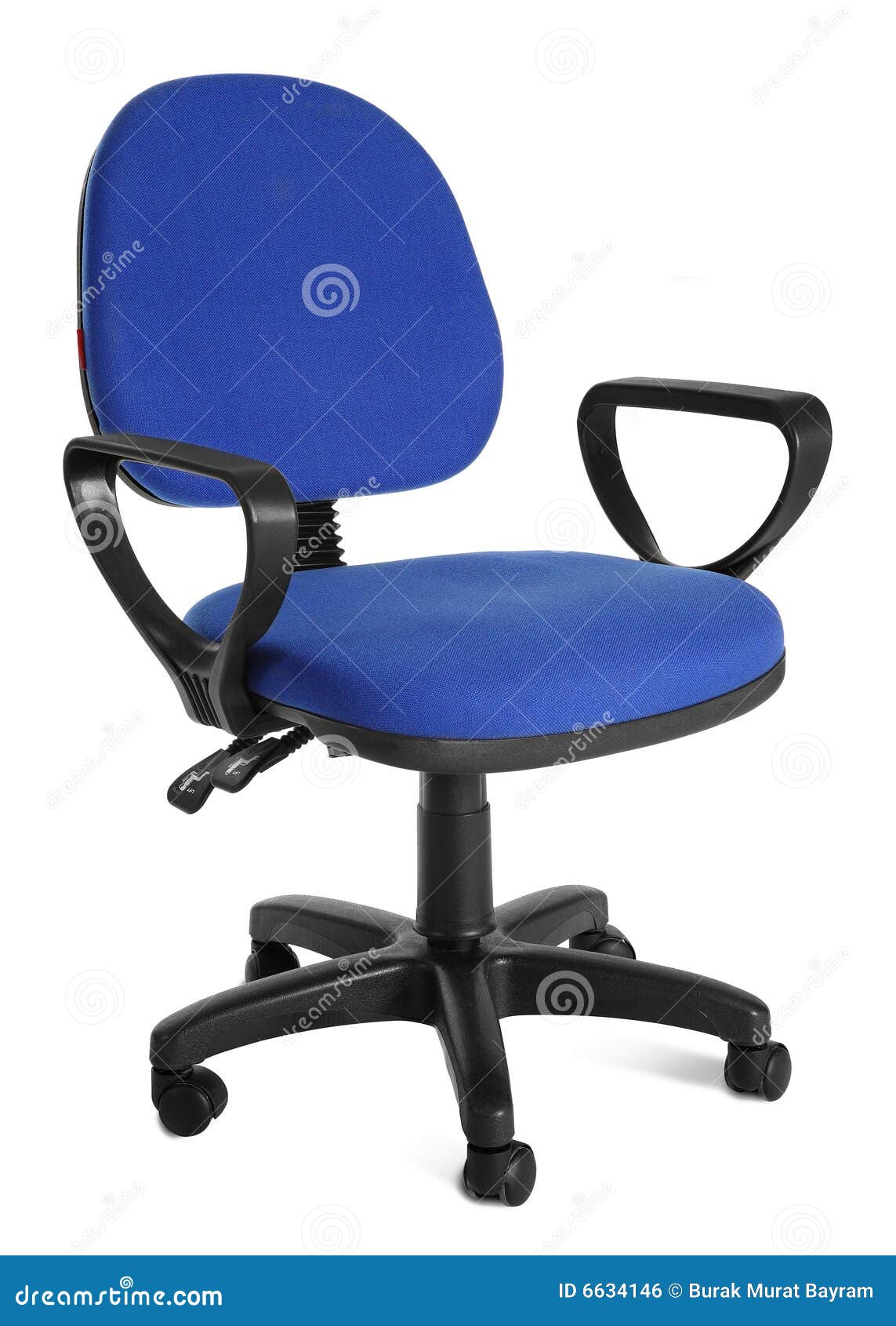 Isolated office chair stock photo. Image of computer, black - 6634146