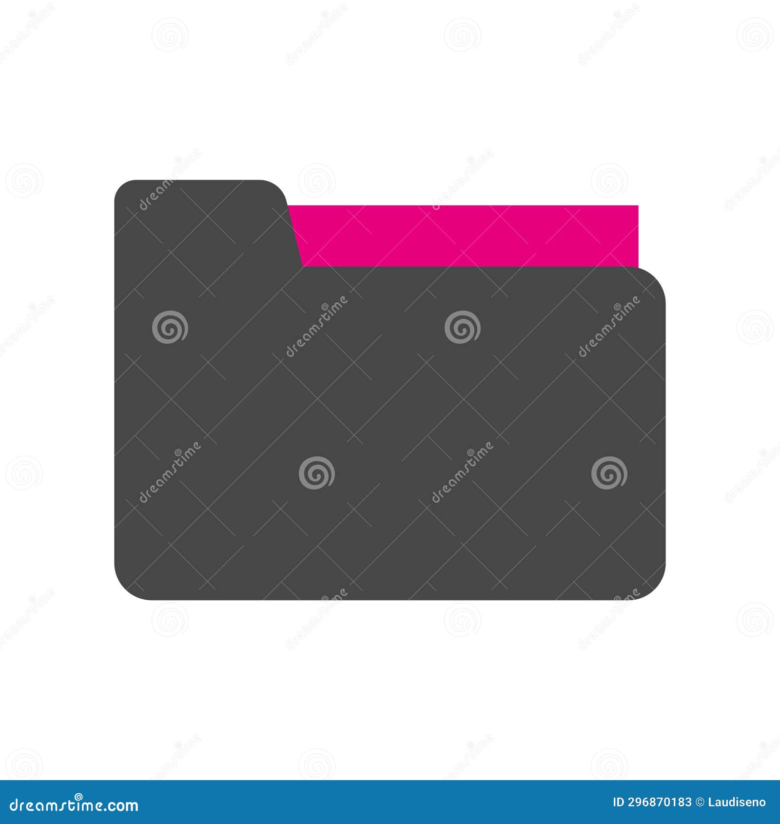 Isolated Office Folder Icon Vector Stock Vector - Illustration of line ...