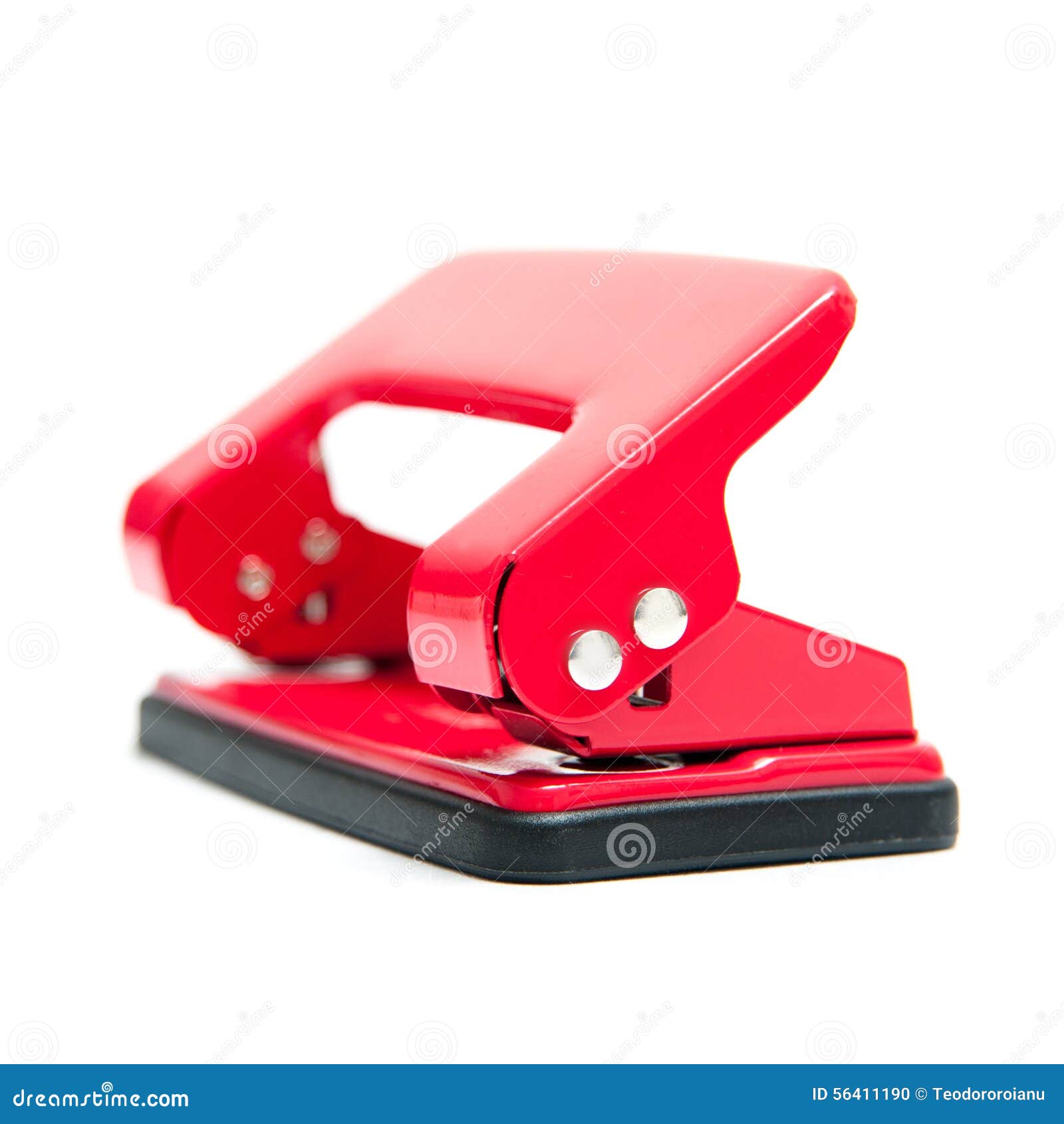 Isolated office perforator stock photo. Image of paper - 56411190