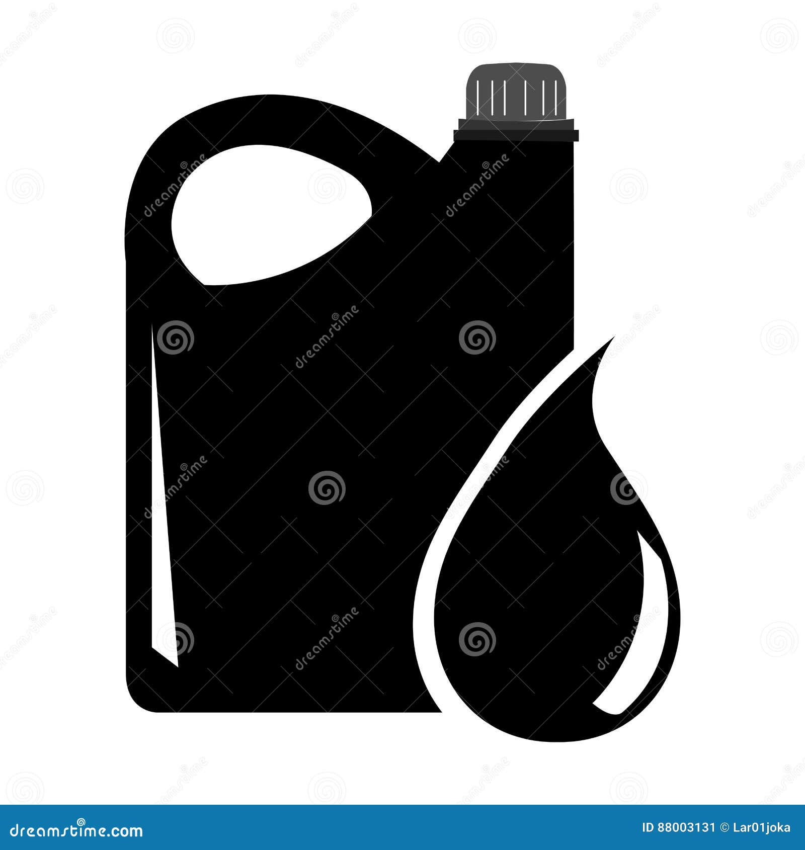 Isolated oil gallon stock vector. Illustration of petroleum - 88003131