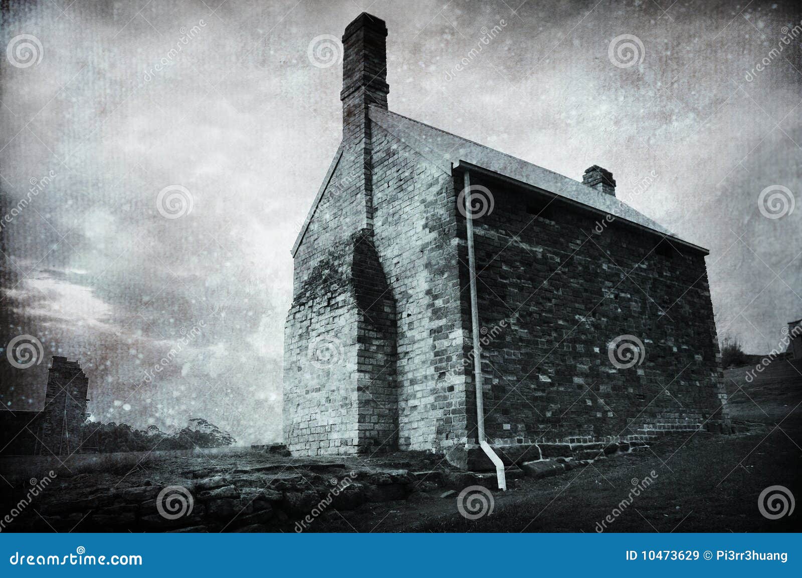 Isolated Old Building stock image. Image of feelings - 10473629