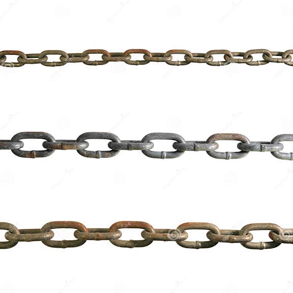 Isolated old chains stock photo. Image of isolated, chain - 5870024